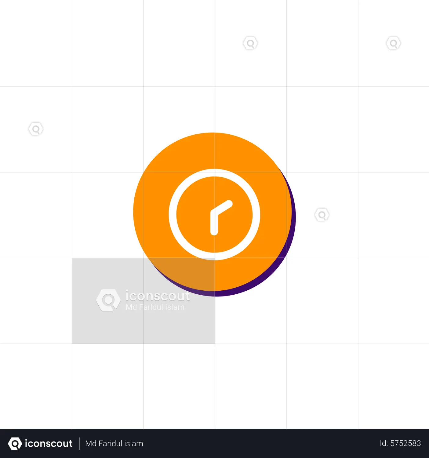 Clock Animated Icon download in JSON, LOTTIE or MP4 format