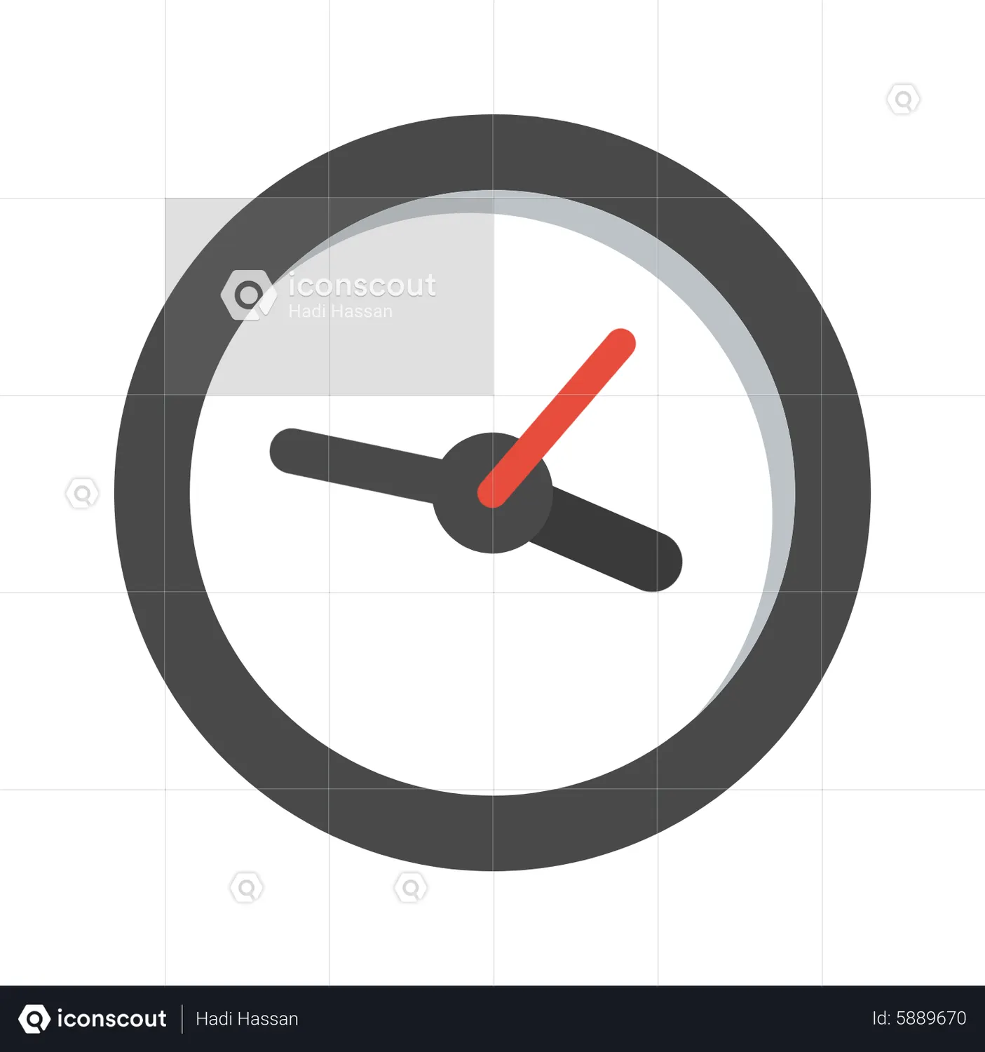 Clock Animated Icon download in JSON, LOTTIE or MP4 format