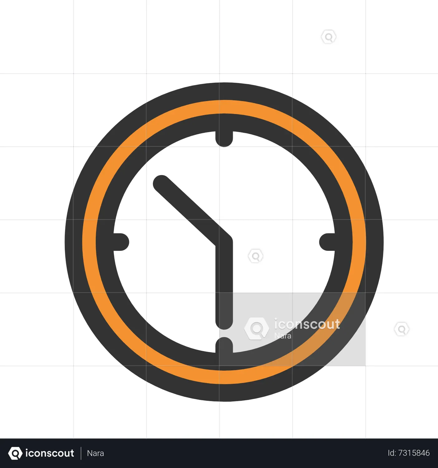 Clock Animated Icon download in JSON, LOTTIE or MP4 format