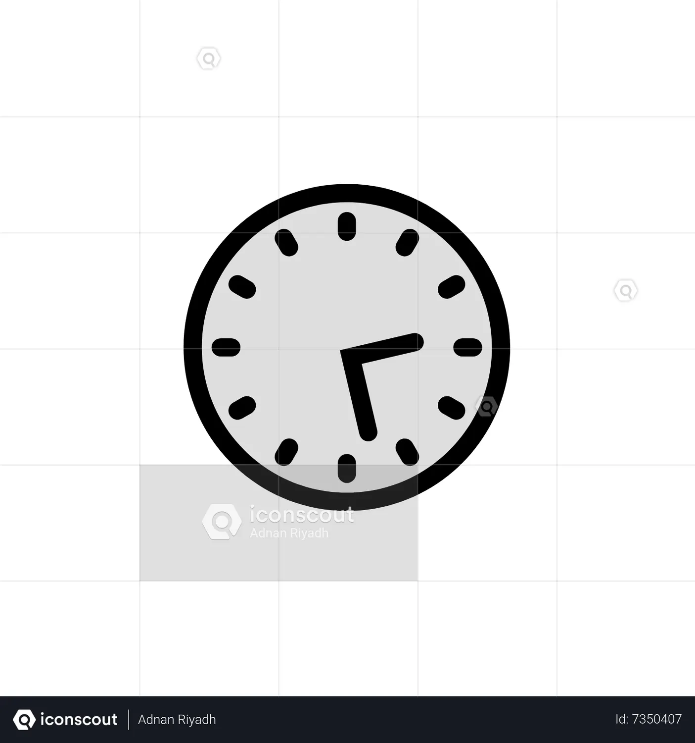 Clock Animated Icon download in JSON, LOTTIE or MP4 format