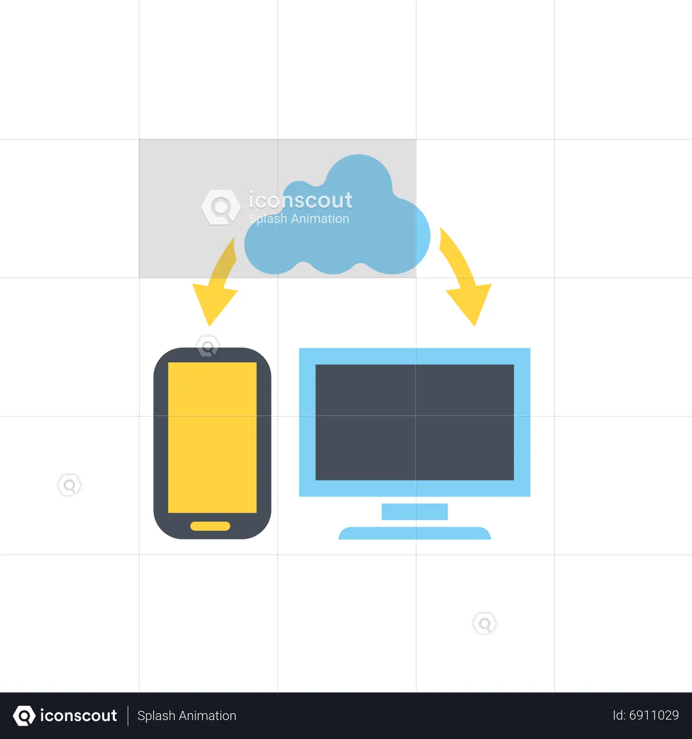 Cloud Computing Animated Icon - Free Download Science & Technology ...