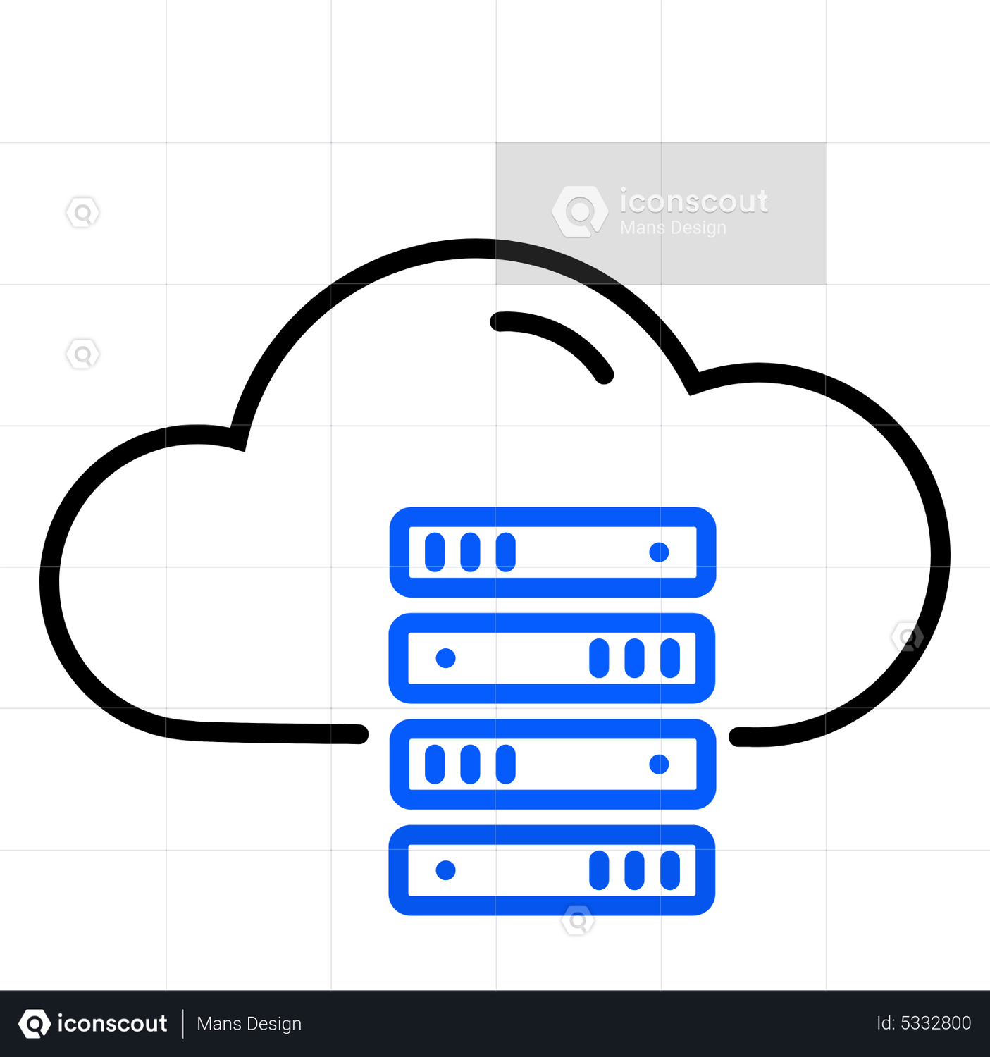 cloud server stack Animation by Mans Design | LottieFiles