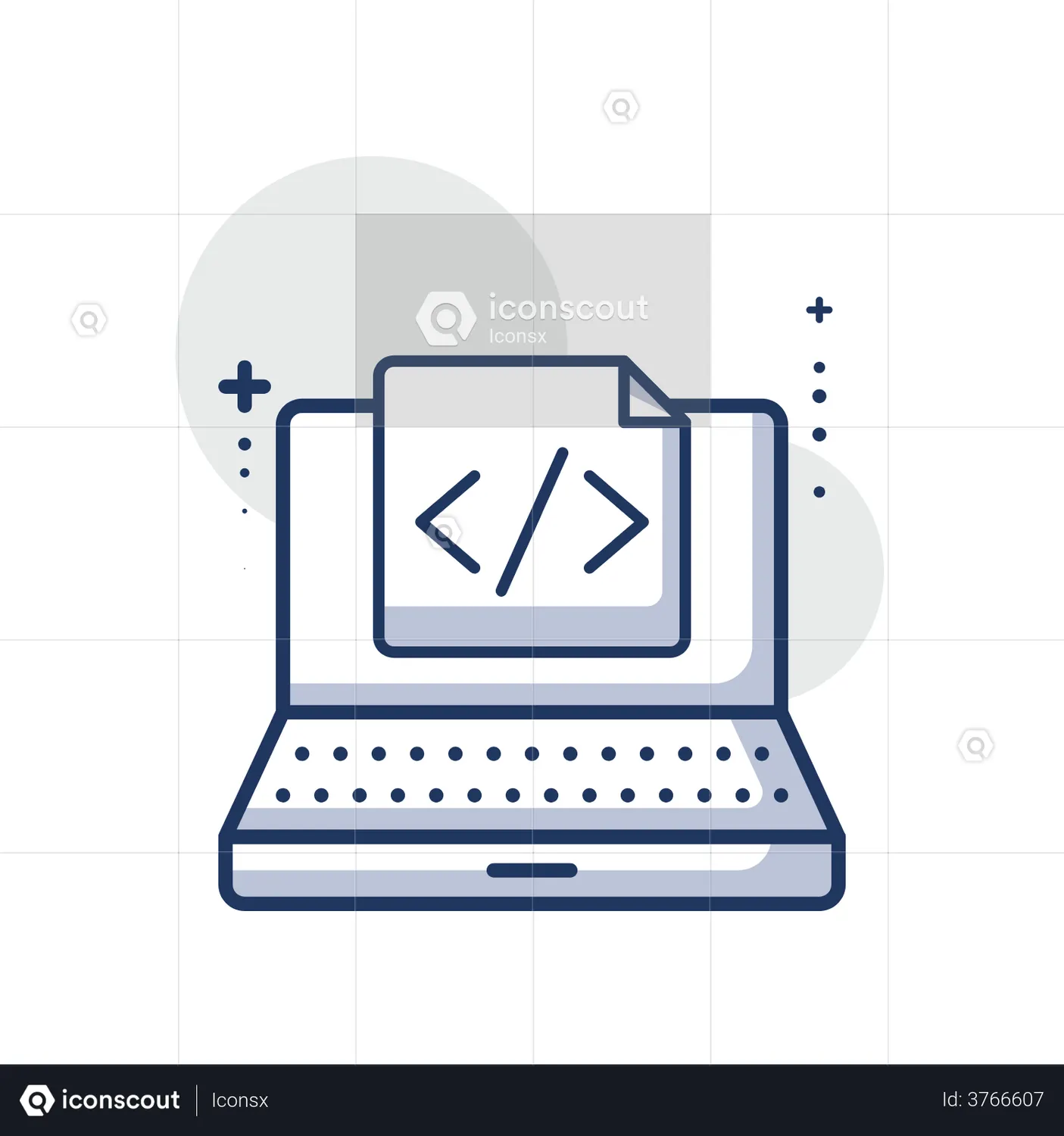 Coding Animated Icon download in JSON, LOTTIE or MP4 format