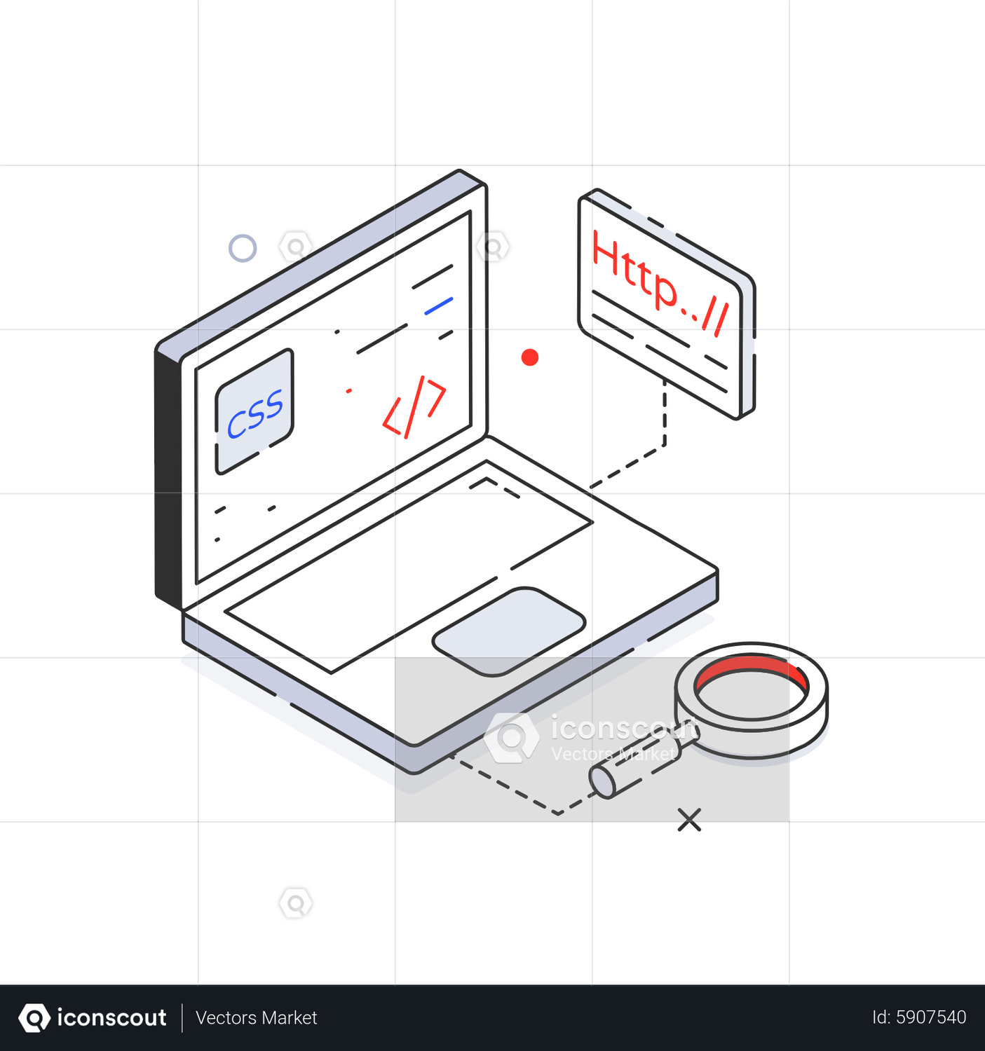 Coding Animation by Vectors Market | LottieFiles