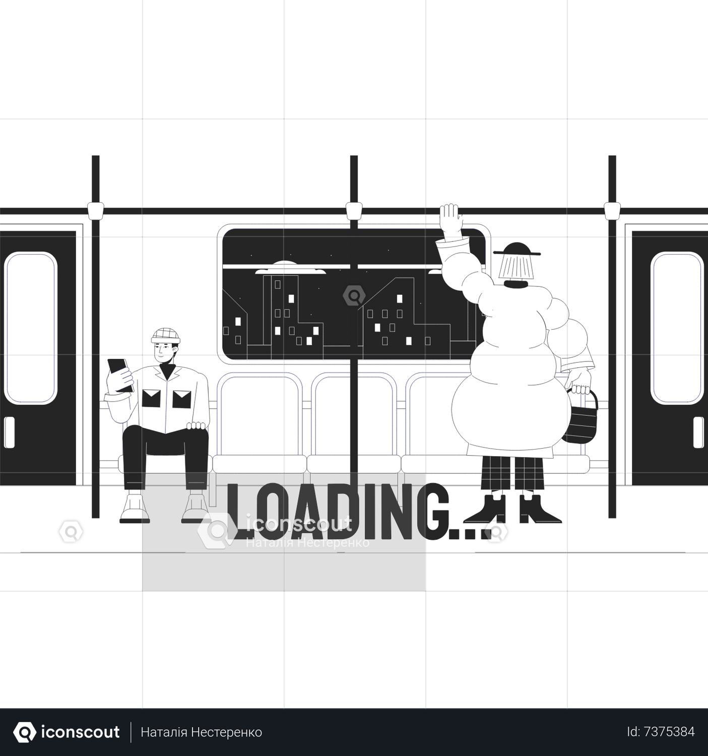 Commuter Rail Animation By Наталія Нестеренко Lottiefiles