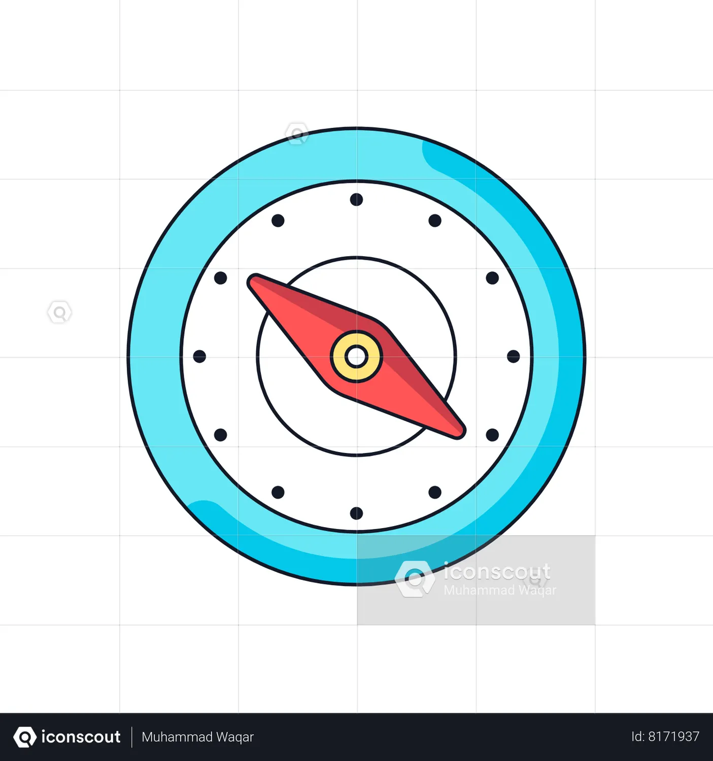 Compass Animated Icon Download In Json Lottie Or Mp4 Format