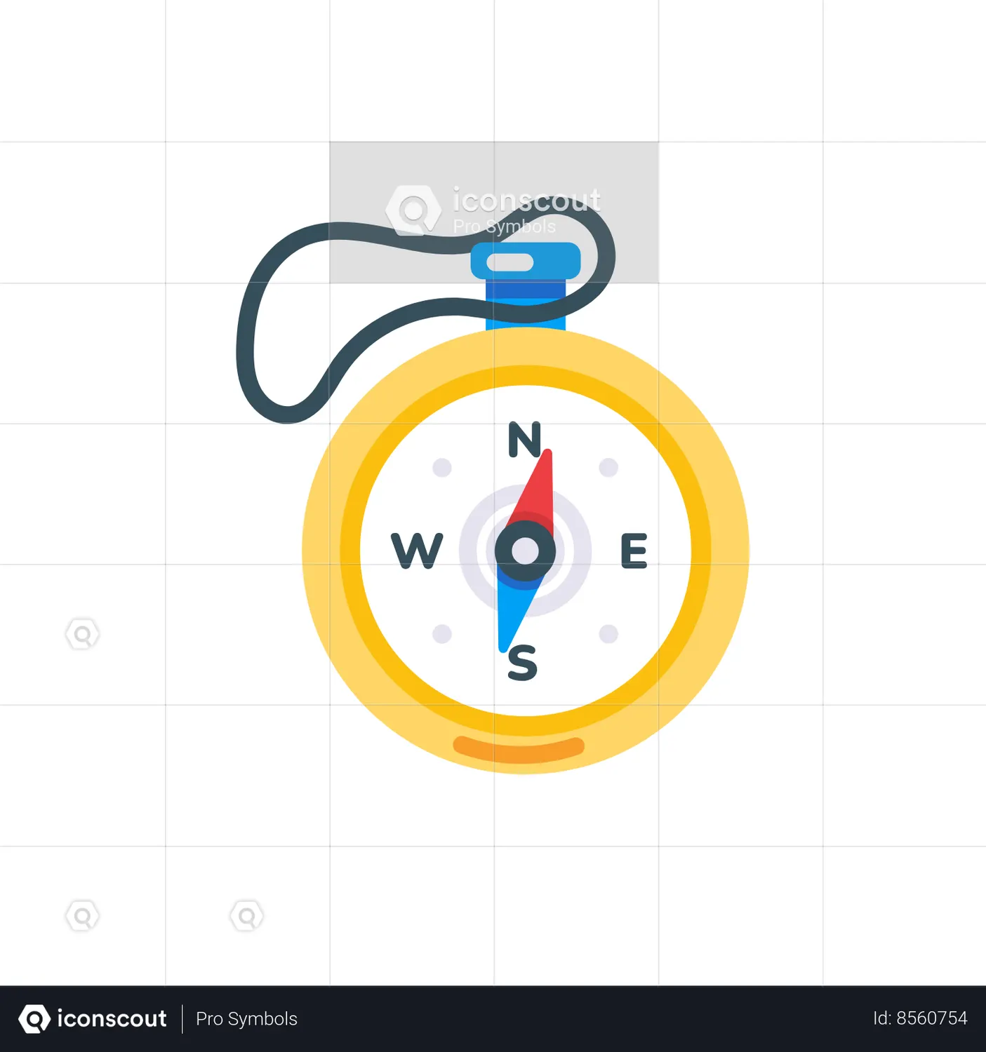 Compass Animated Icon download in JSON, LOTTIE or MP4 format
