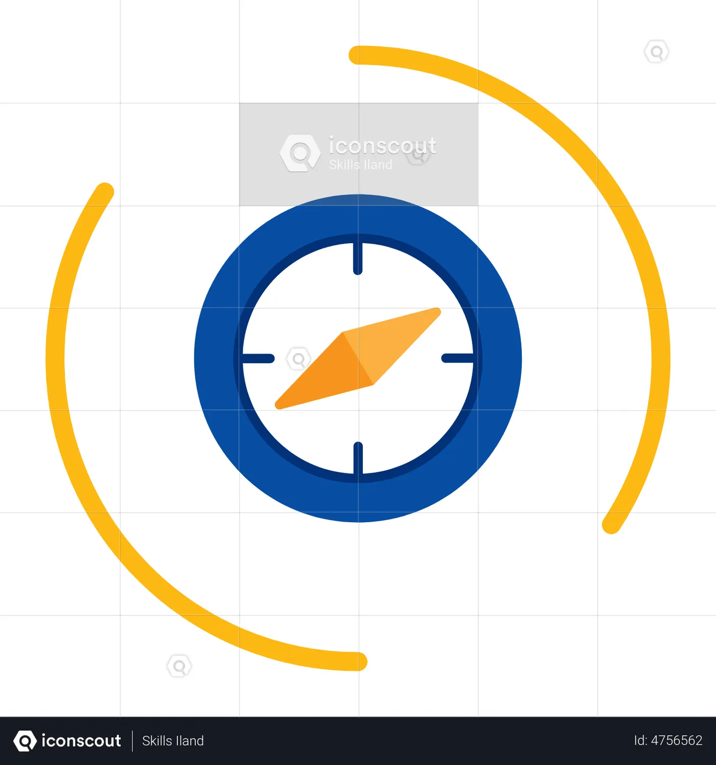 Compass Animated Icon download in JSON, LOTTIE or MP4 format