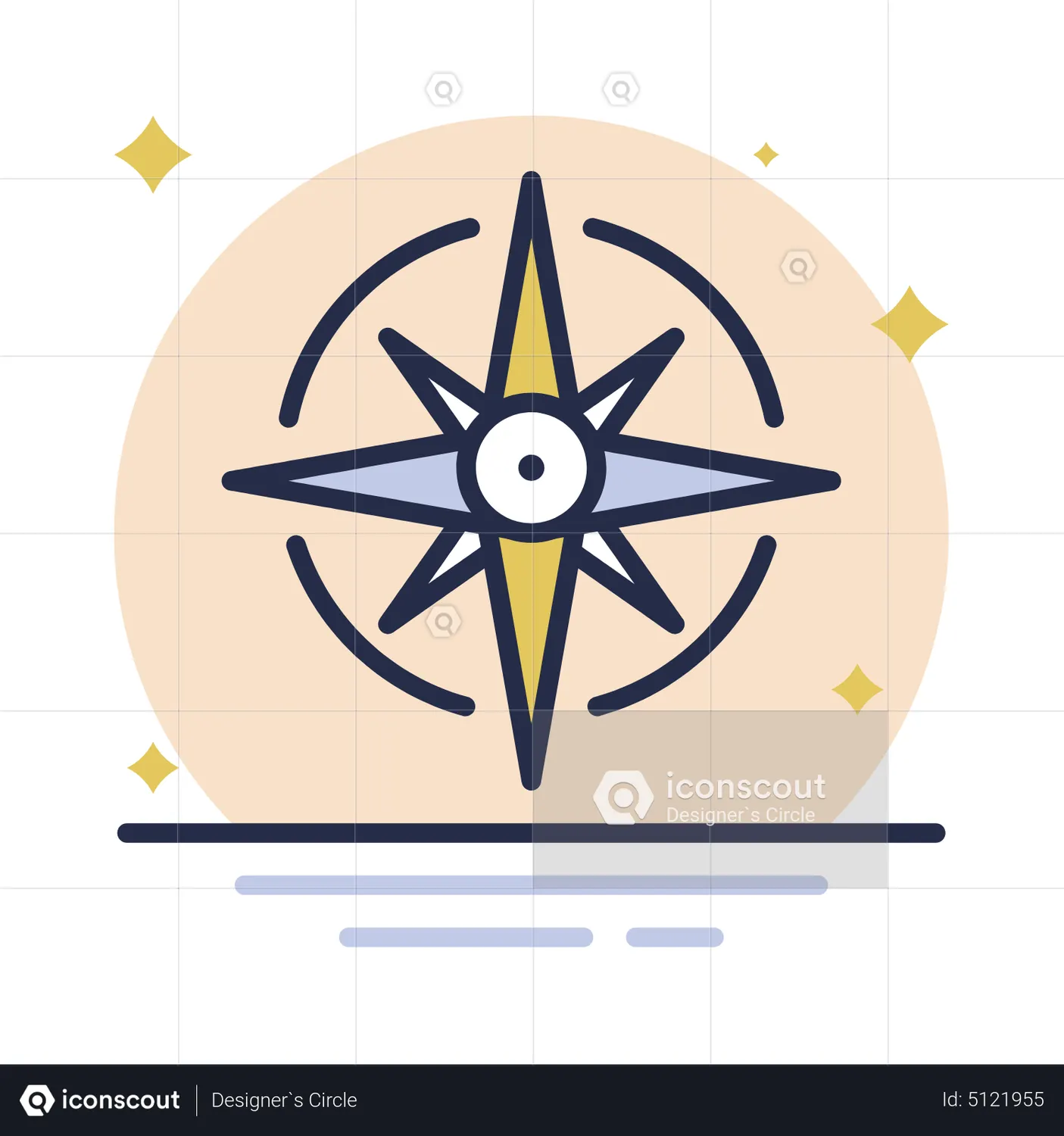 Compass Animated Icon Download In Json Lottie Or Mp4 Format