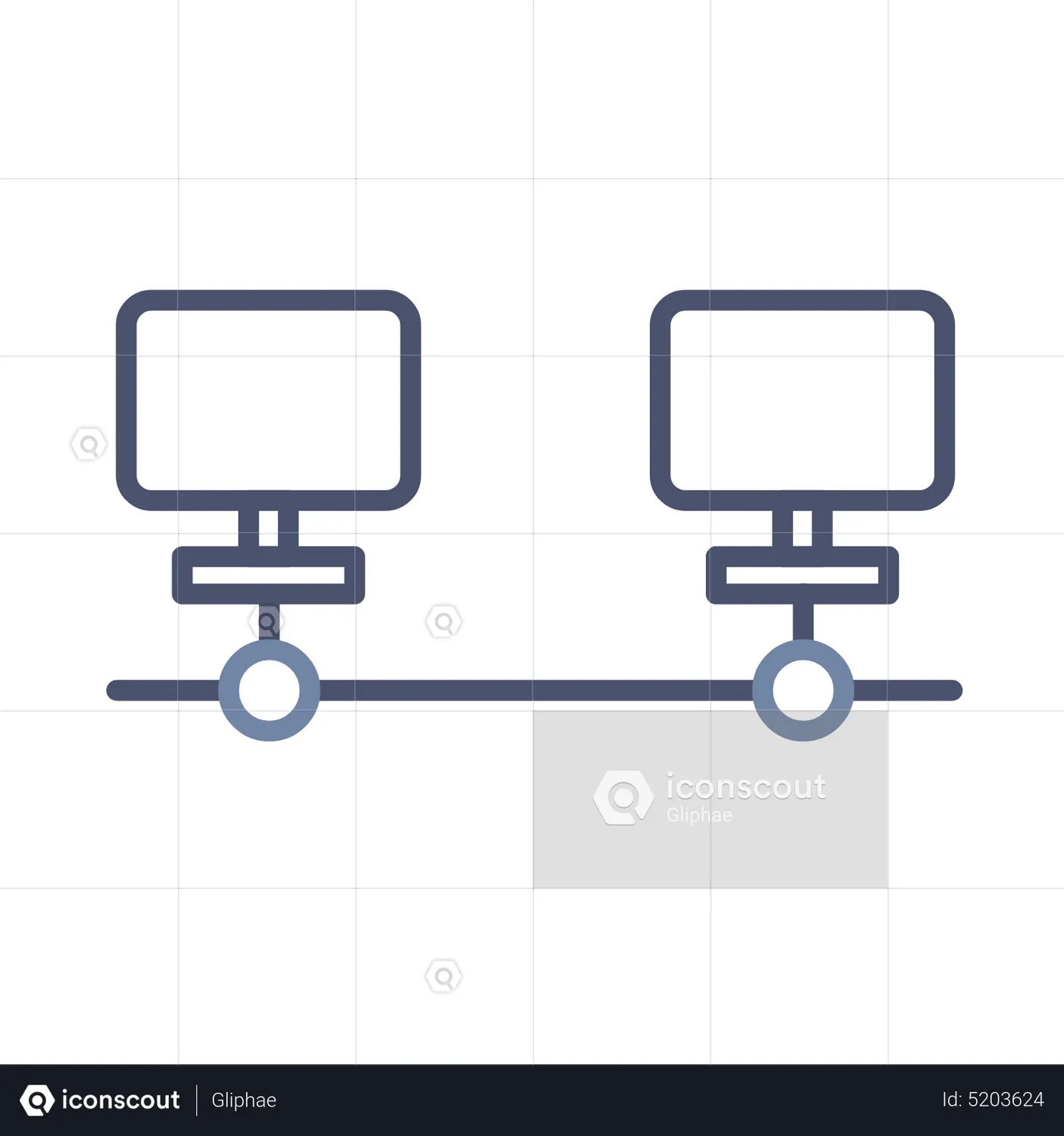 Computer Connection Animated Icon - Free Download Network ...