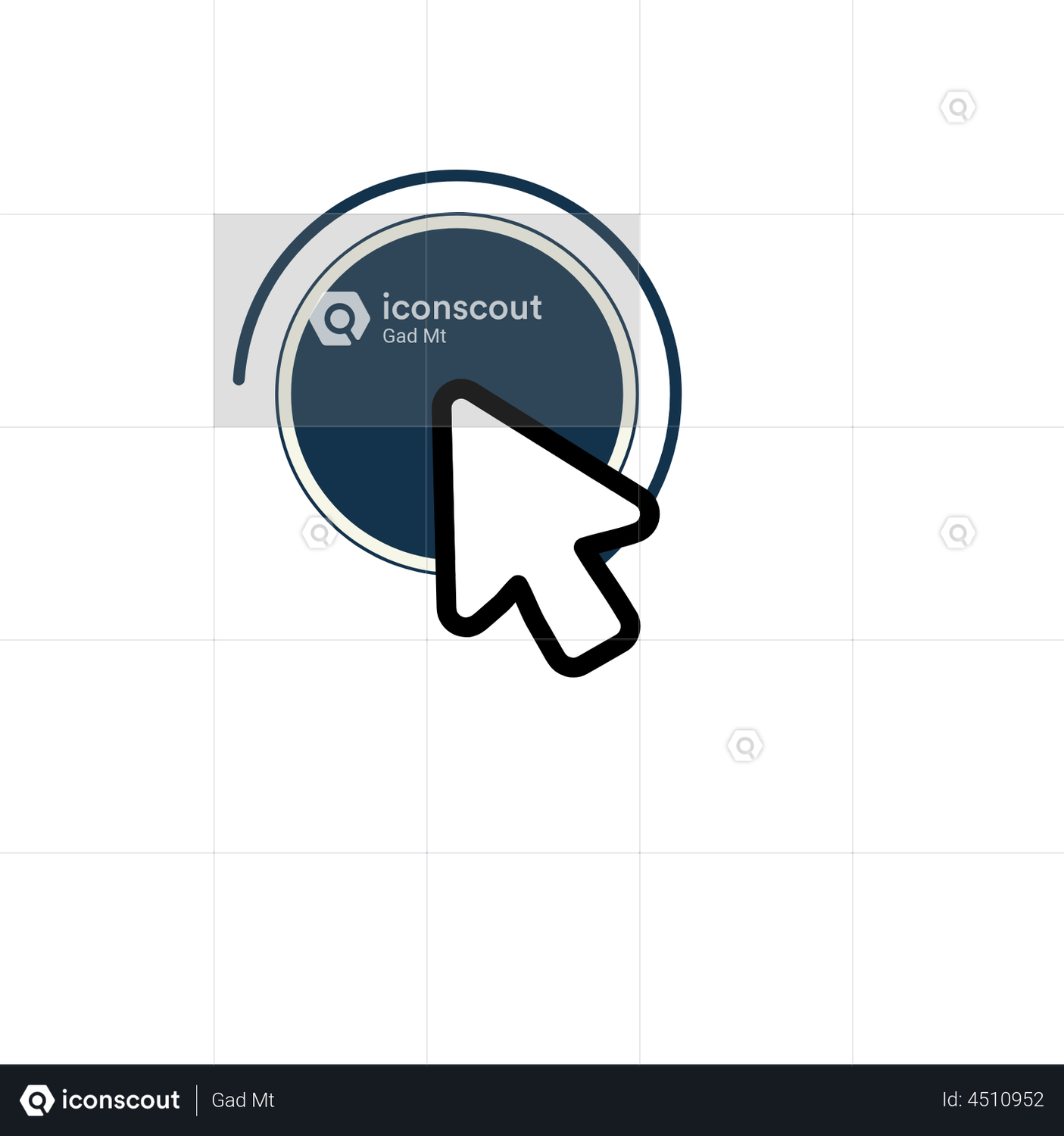 Computer Mouse Click Pointer Cursor Arrow Animation by Gad Mt | LottieFiles