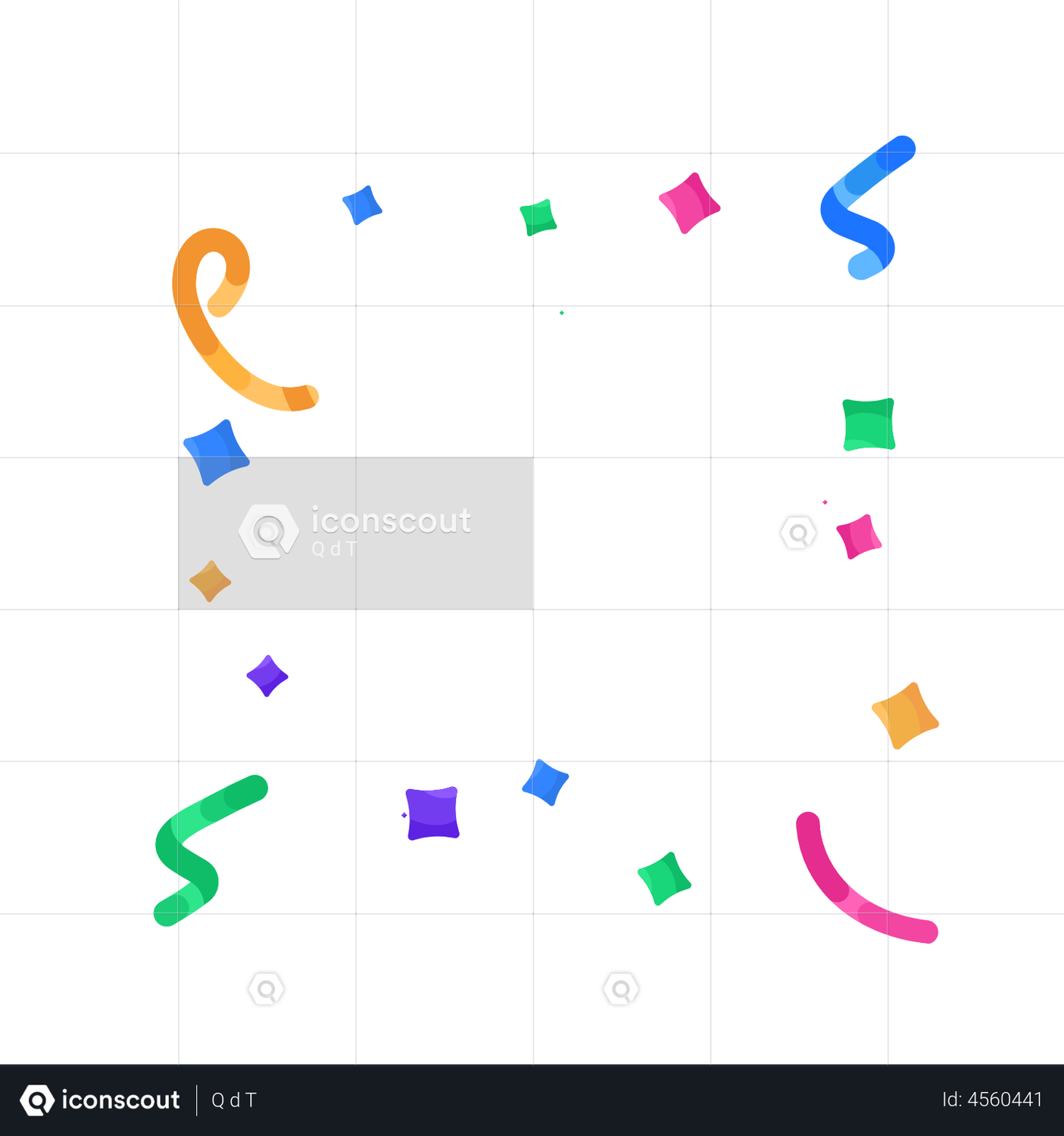 Confetti Animation by Q d T | LottieFiles