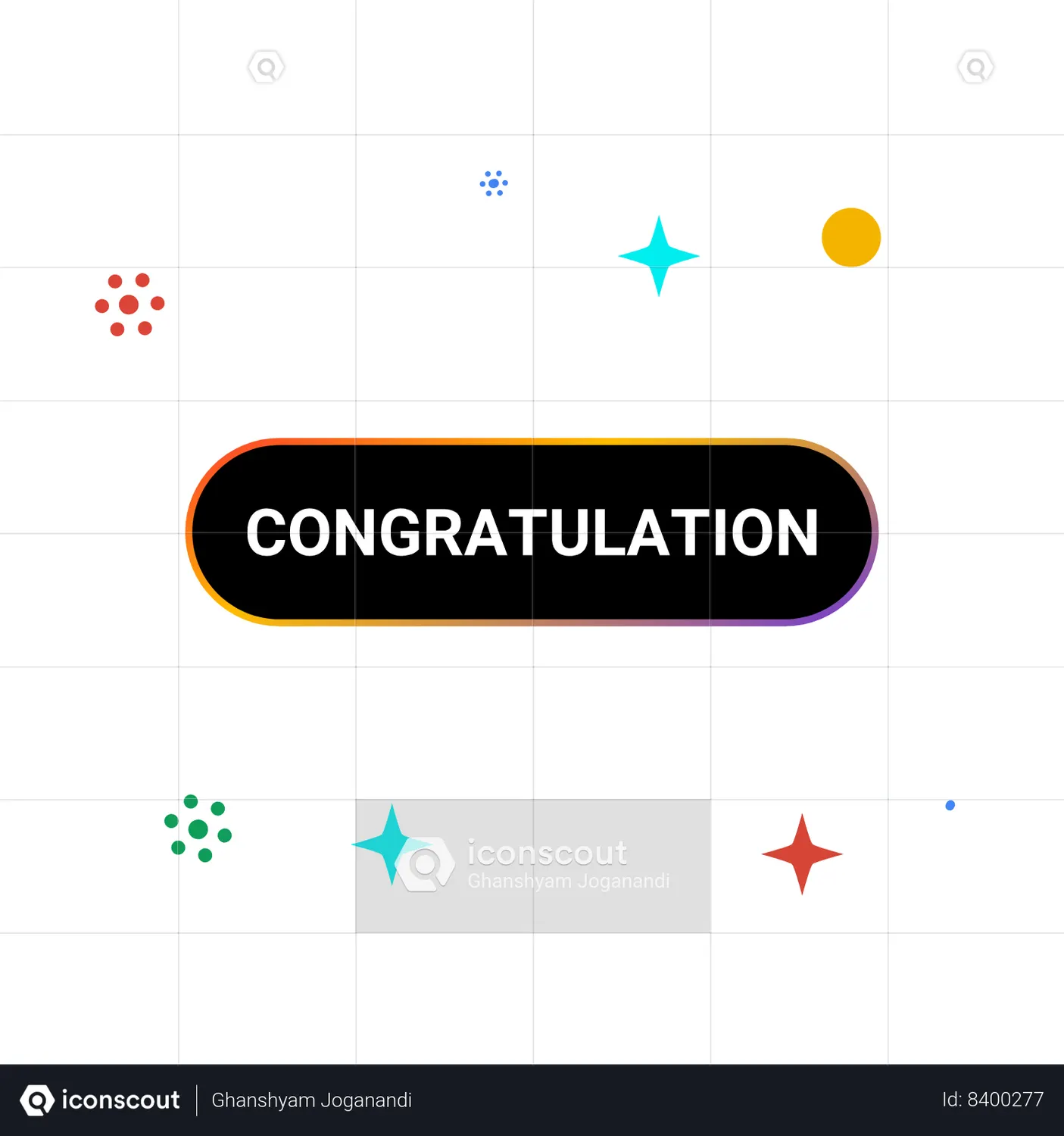 Congratulation Animated Icon - Free Download Design & Development ...