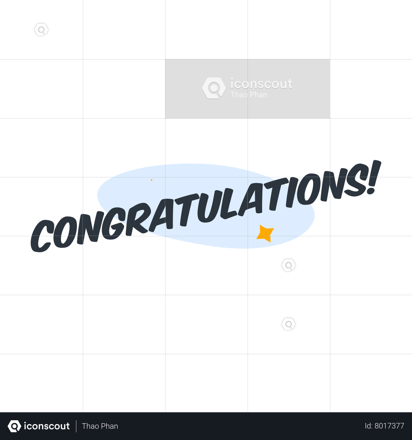 Congratulations Animation by Thao Phan | LottieFiles