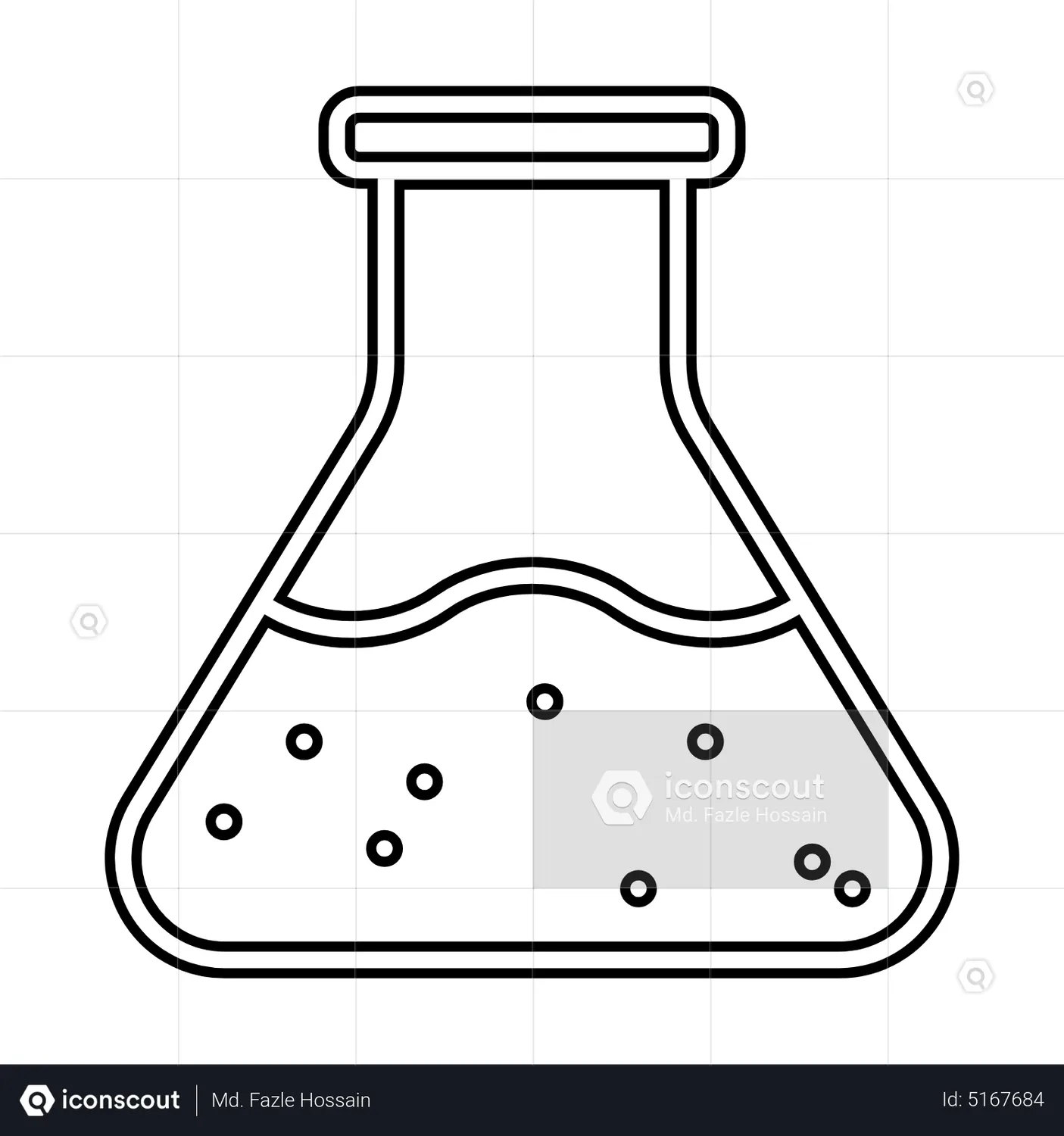 Conical Flask Animated Icon Download In Json Lottie Or Mp4 Format