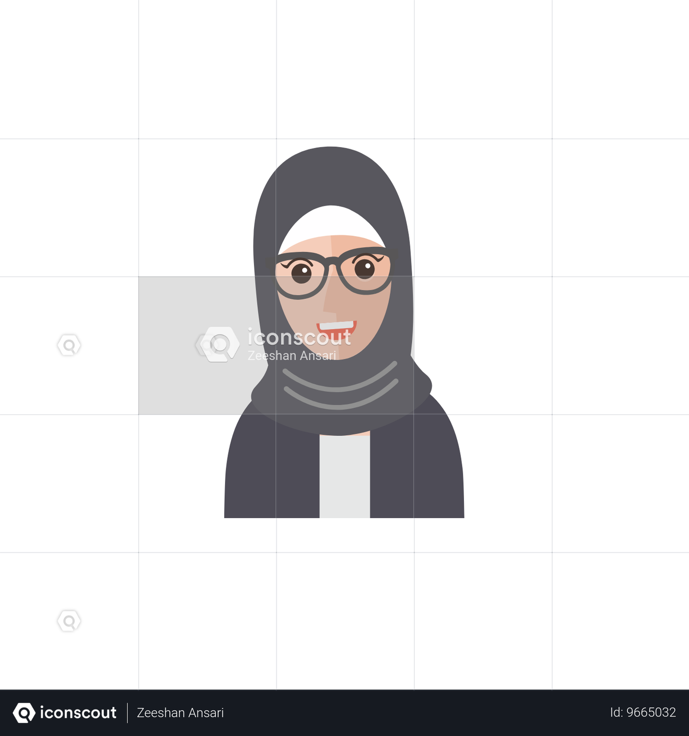 Corporate Woman In Hijab Animation by Zeeshan Ansari | LottieFiles