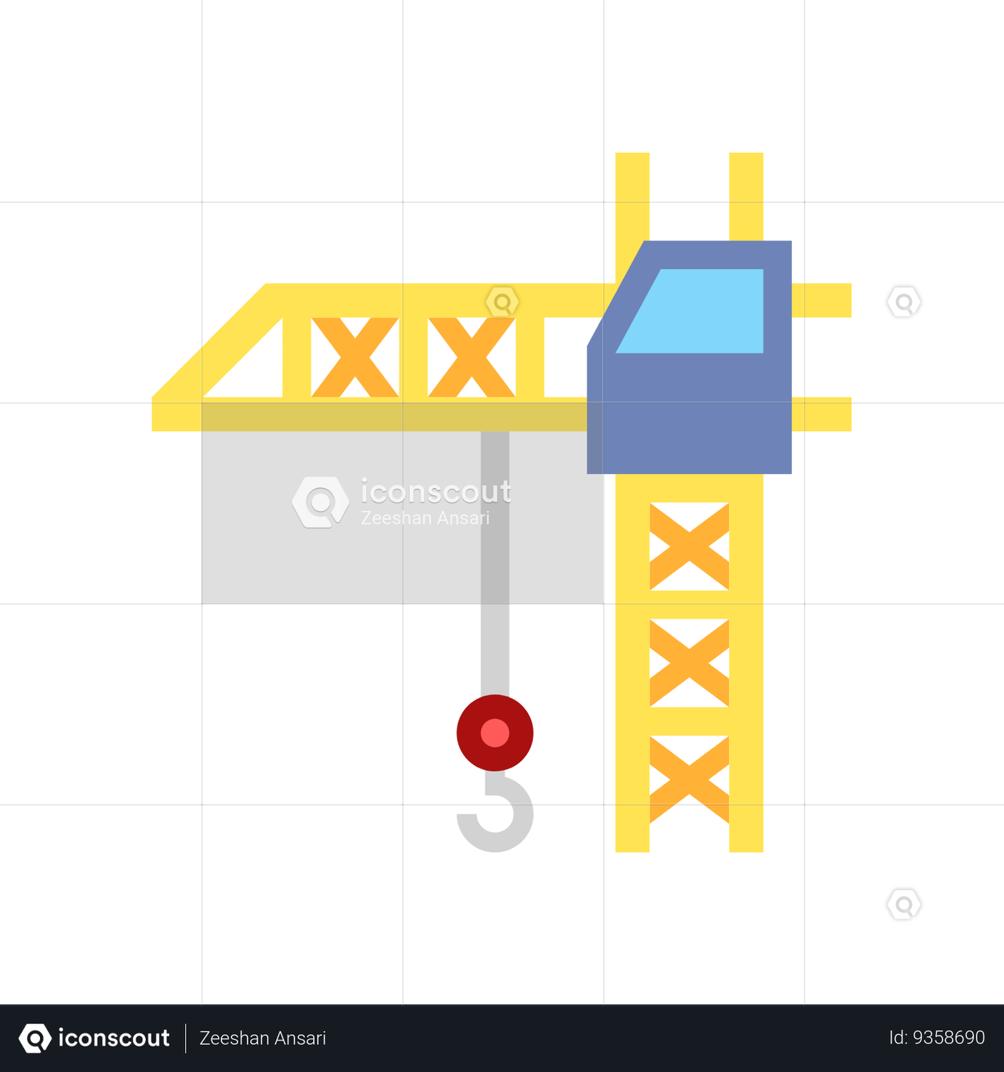 Crane Machine Animation by Zeeshan Ansari | LottieFiles