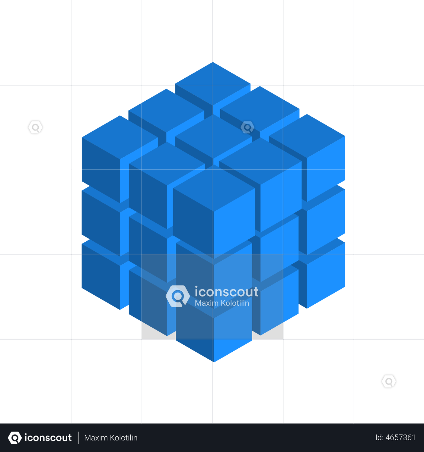 Cubes Loading Animation by Maxim Kolotilin | LottieFiles