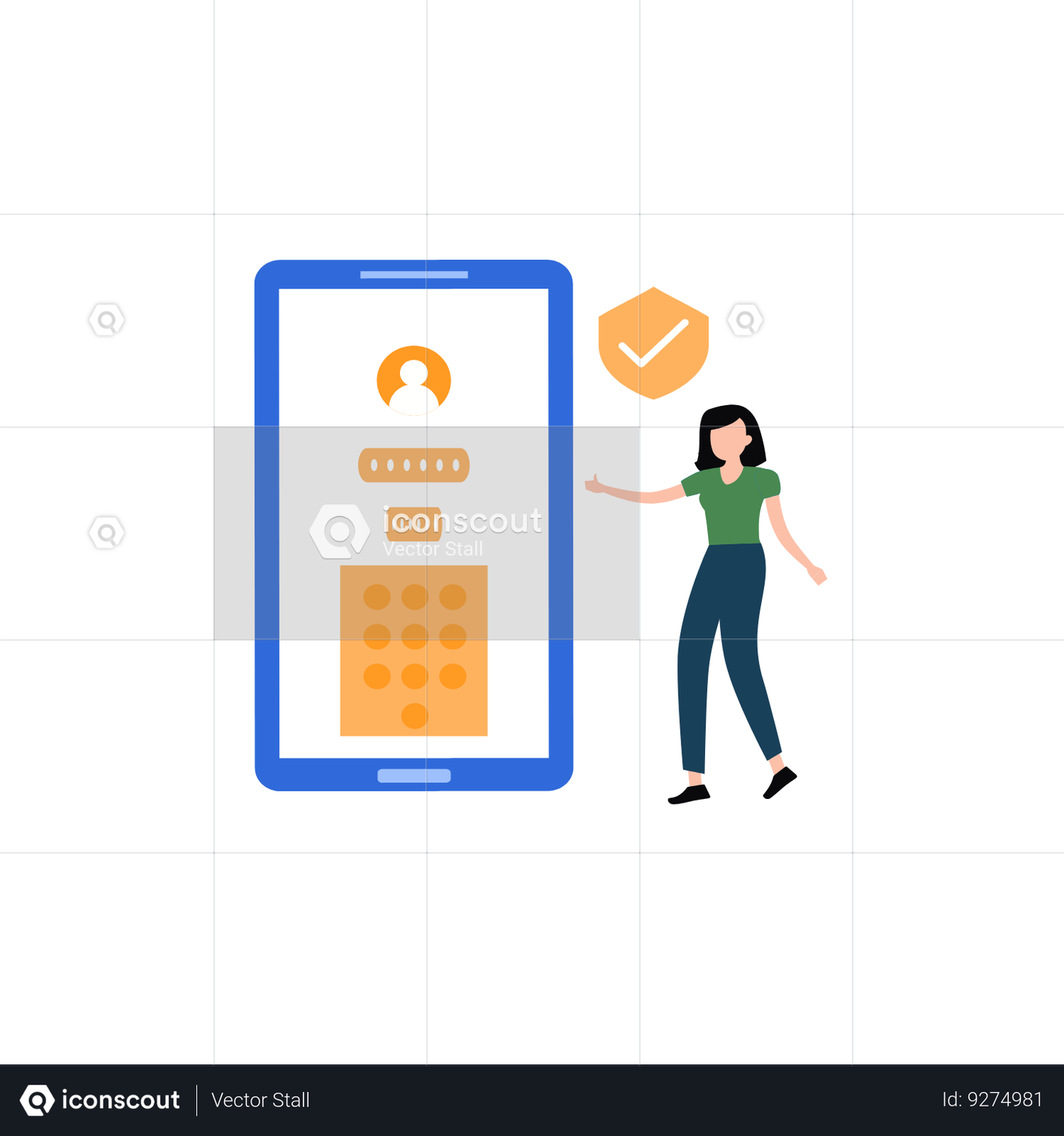 cuenta protegida Animation by Vector Stall | LottieFiles