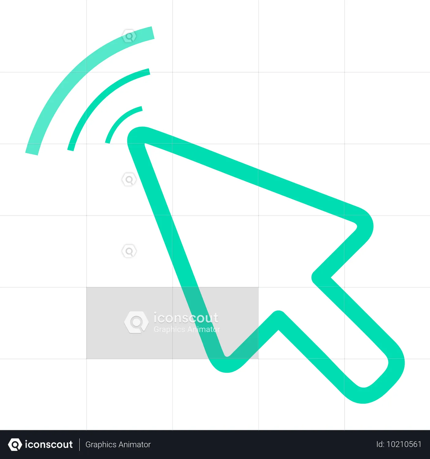 Cursor Click Animated Icon - Free Download Sign & Symbols Animated ...