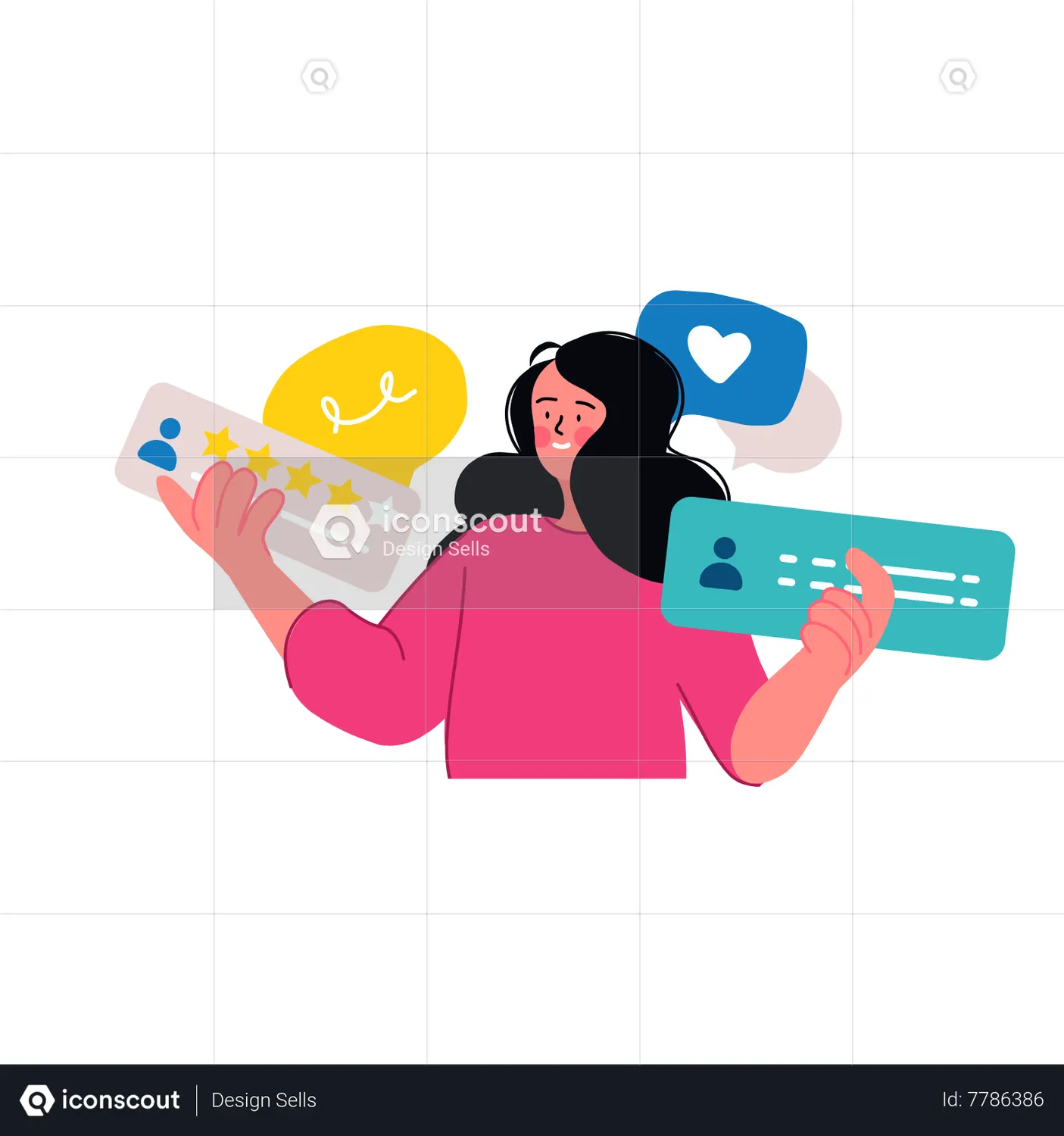 Customer Response Animation - Free Download Network & Communication Animations | IconScout