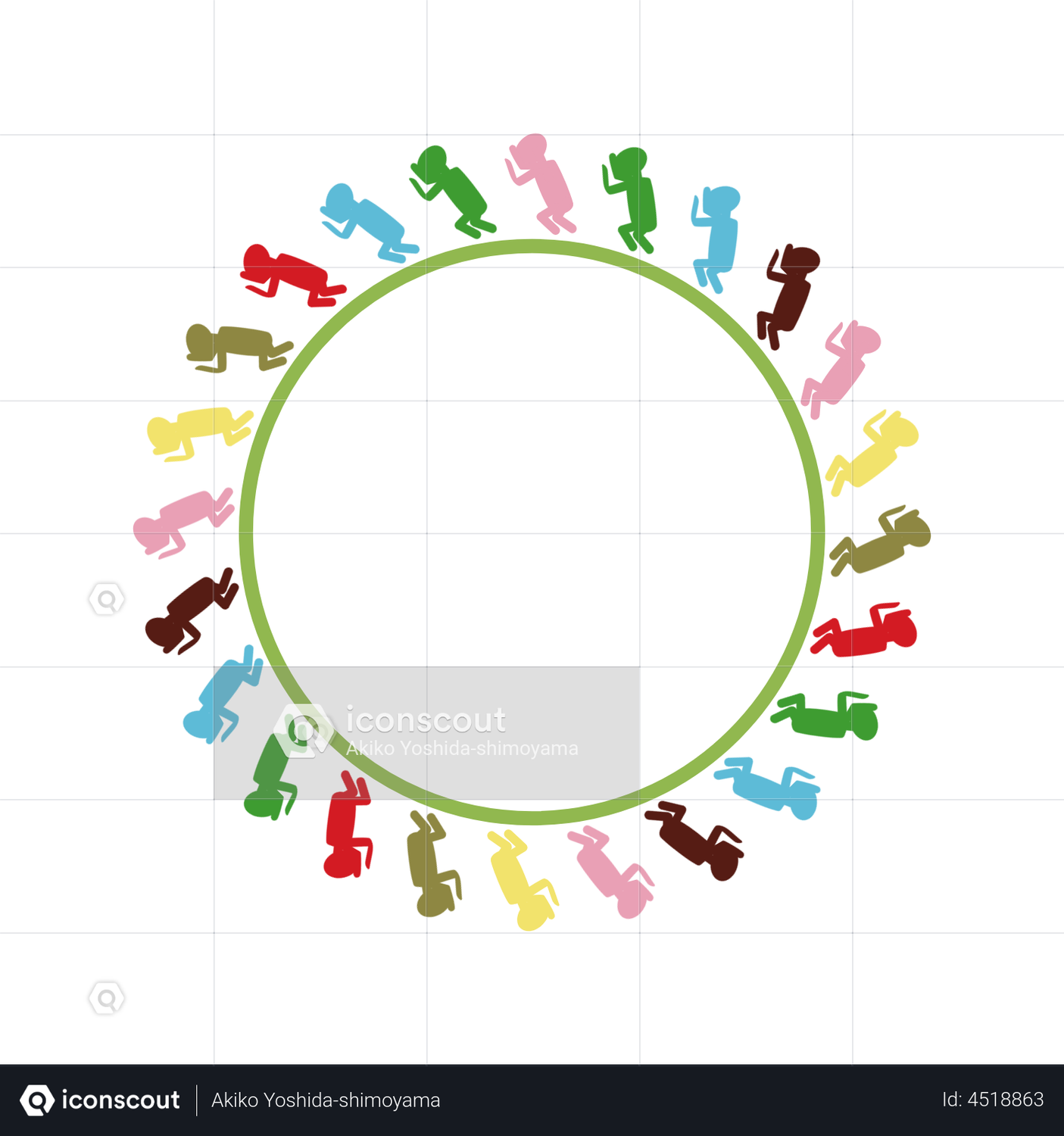 Animación baile japonés de recogida de lochas por Akiko Yoshida-shimoyama | LottieFiles