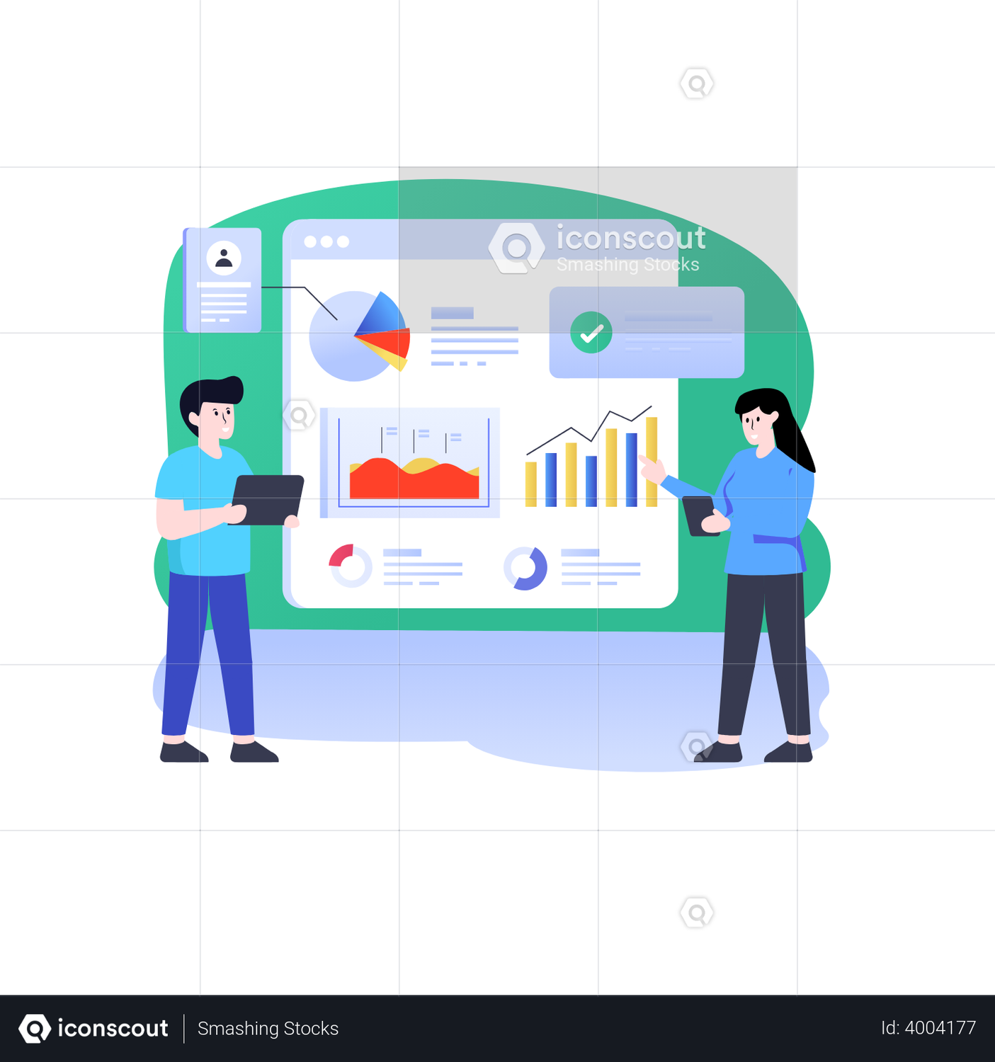 Data Analytics Animation by Smashing Stocks | LottieFiles