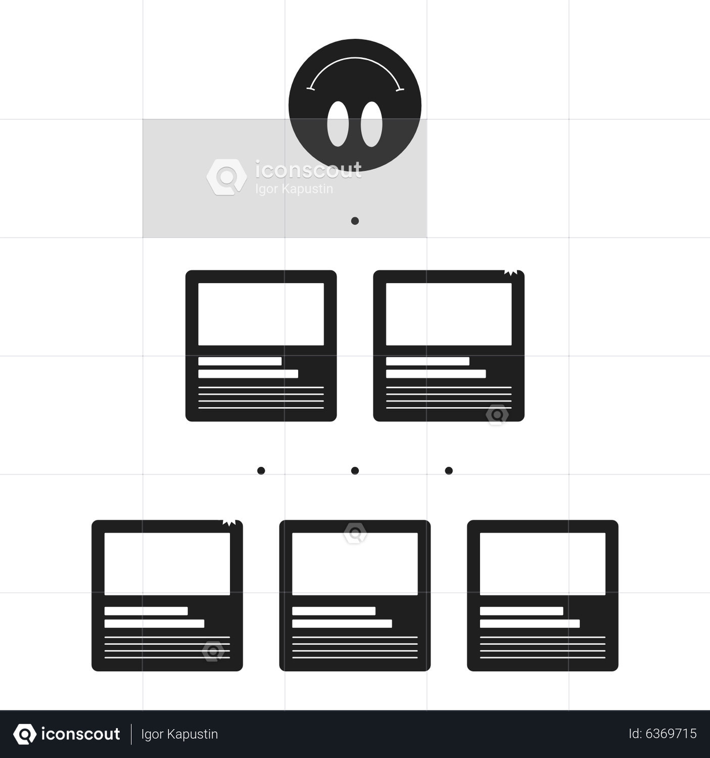 Data flow algorithm Animation by Igor Kapustin | LottieFiles