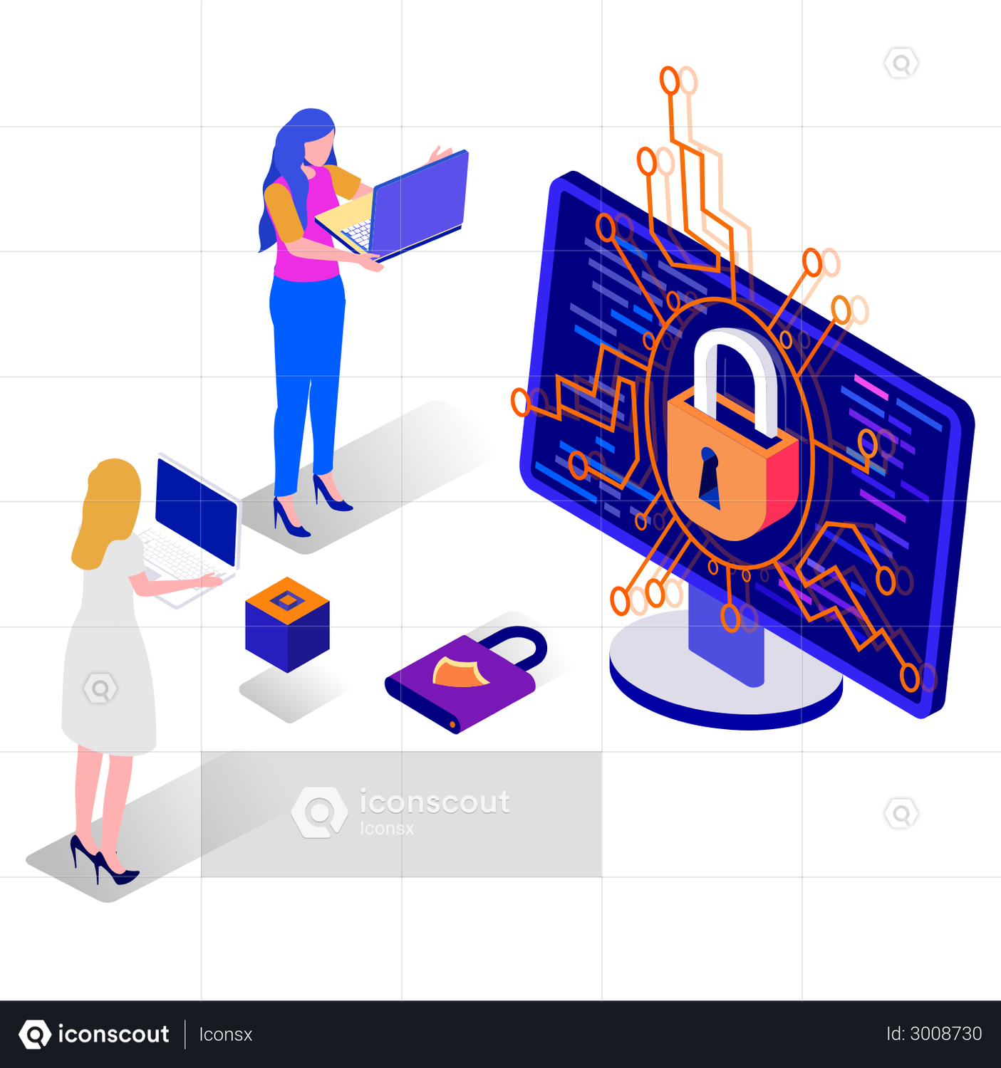 Data Protection Animation by Iconsx | LottieFiles