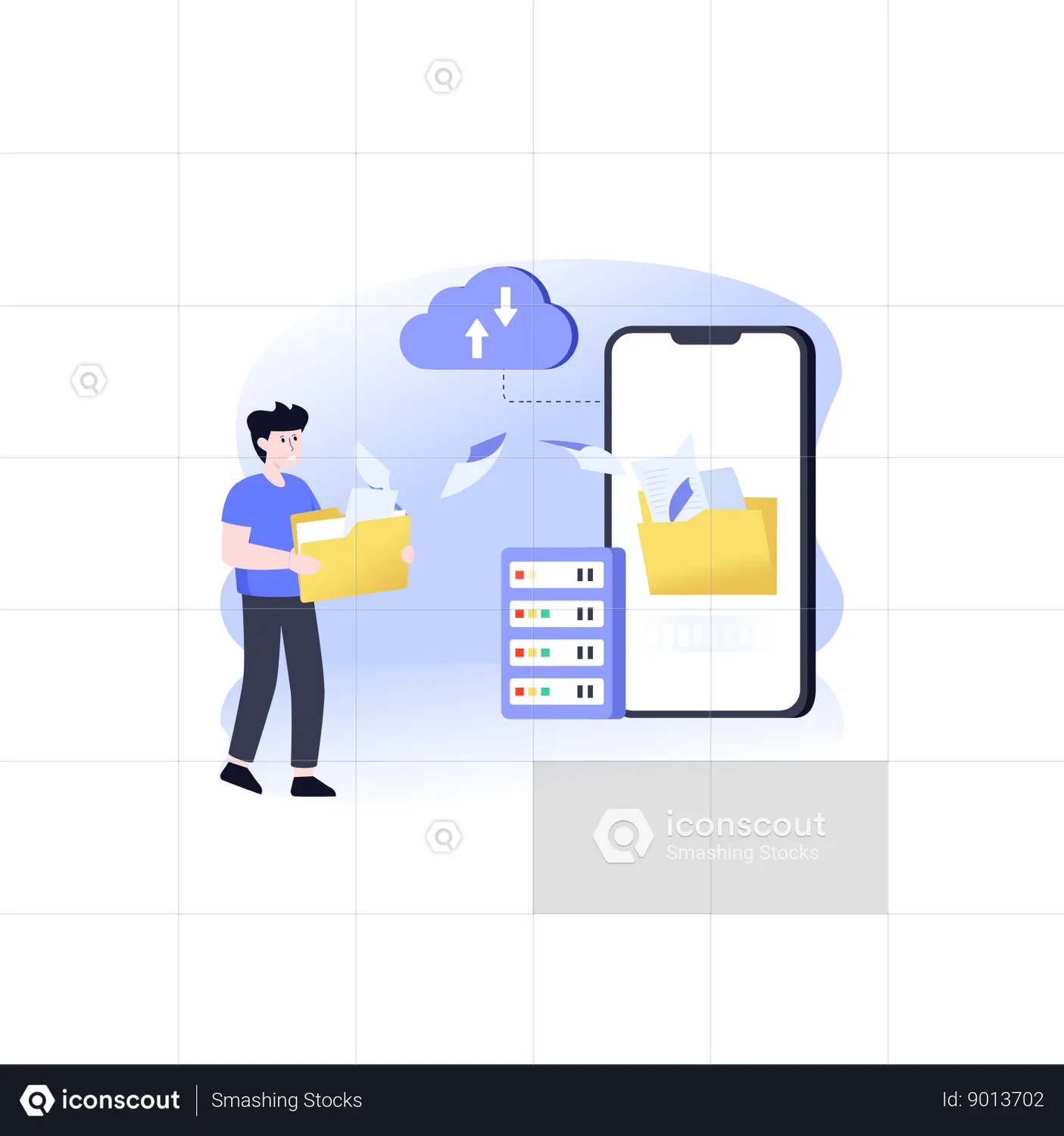 Data Transfer Animation Free Download Miscellaneous Animations Iconscout