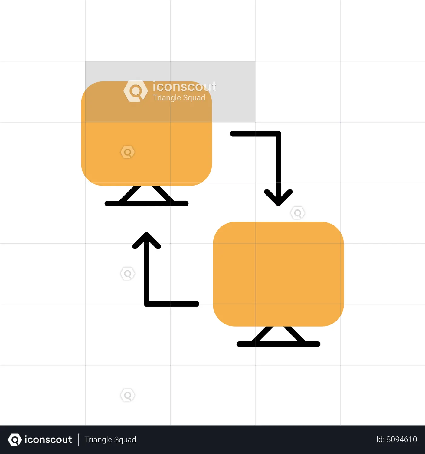 Data Transfer Animated Icon download in JSON, LOTTIE or MP4 format