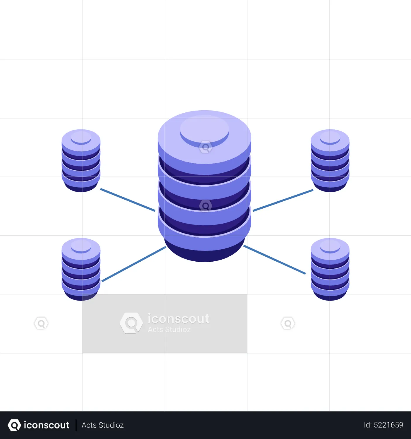 Database Design Animated Icon download in JSON, LOTTIE or MP4 format