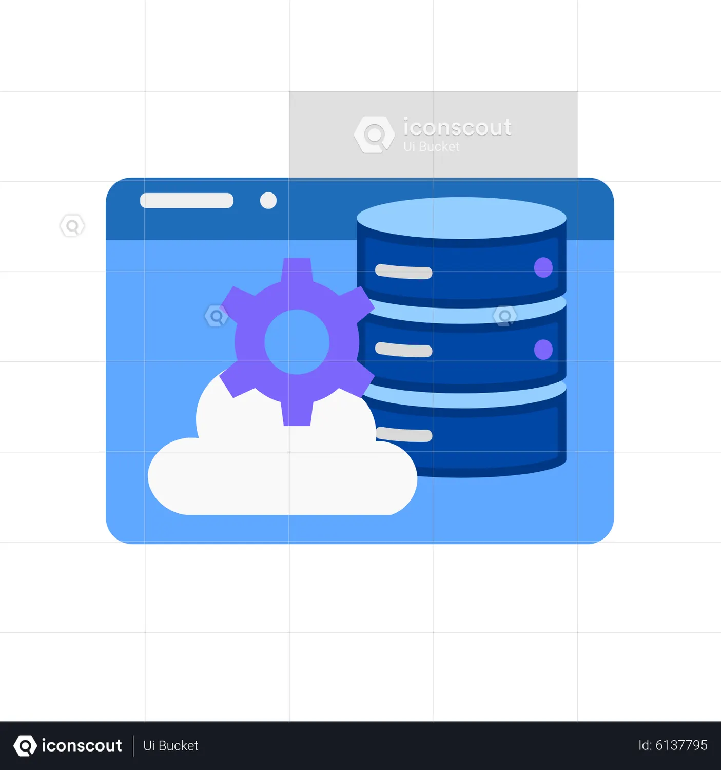 Database storage Animated Illustration download in JSON, LOTTIE or MP4 ...