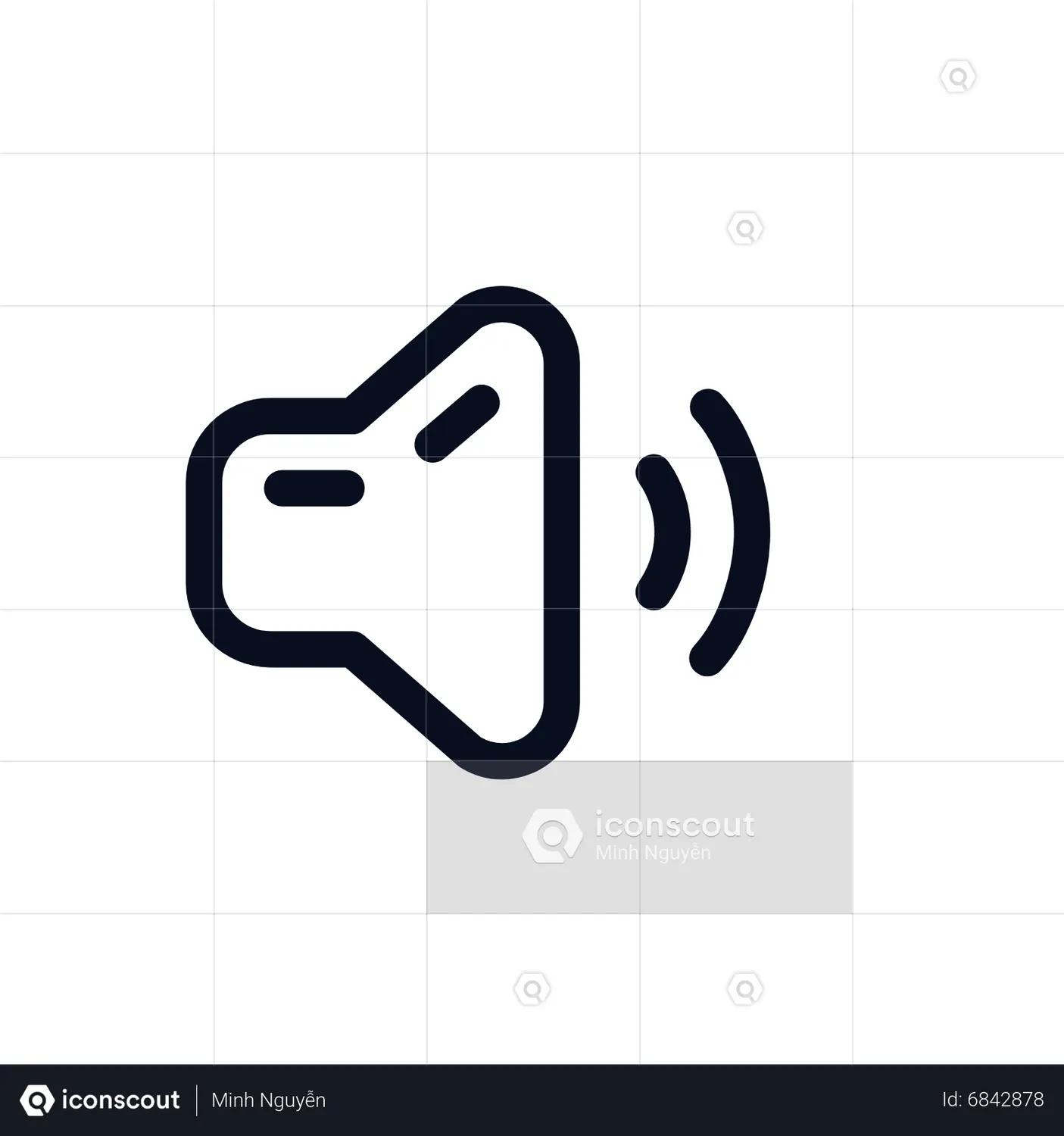 Decrease Volume Animated Icon download in JSON, LOTTIE or MP4 format