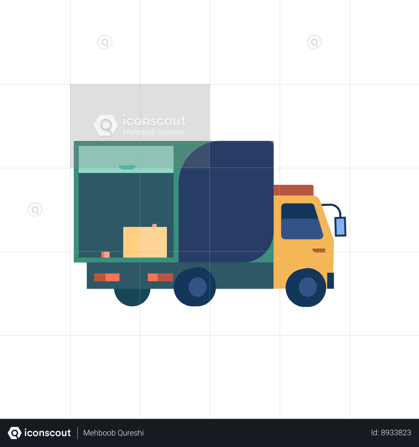 Delivery Truck Animation by Mehboob Qureshi | LottieFiles