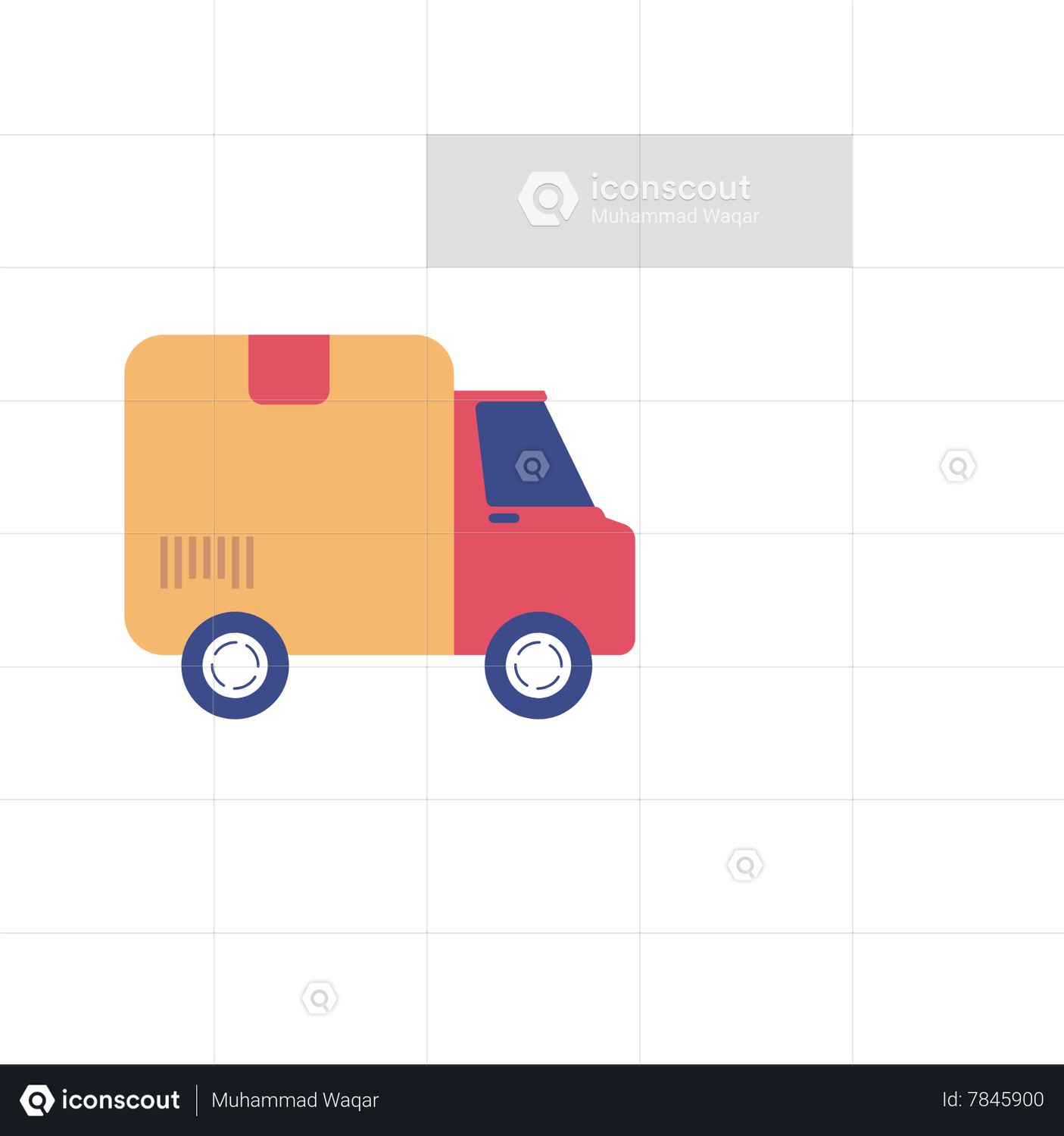Delivery Truck Animation by Muhammad Waqar | LottieFiles