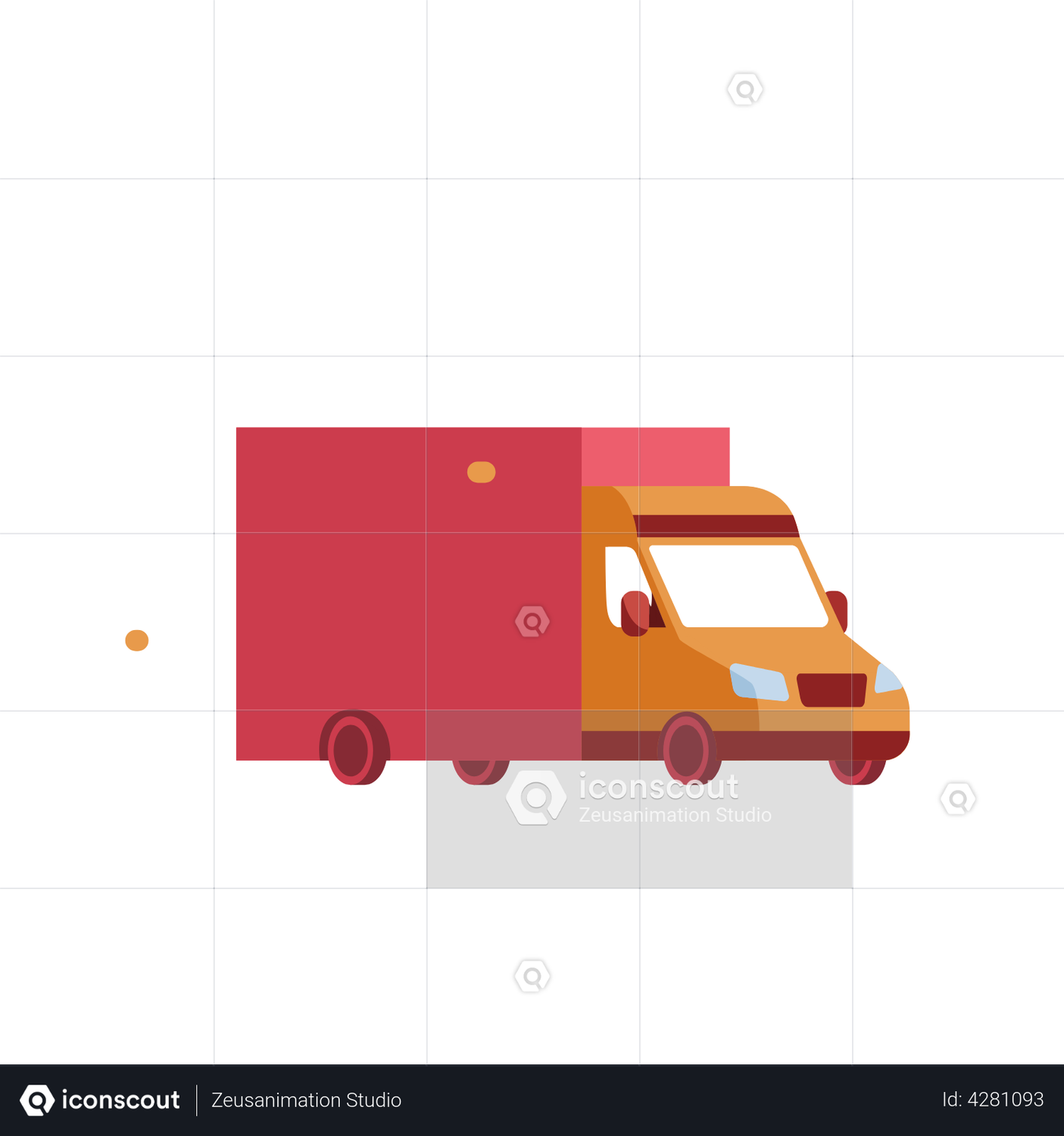 Delivery Truck Animation by Zeusanimation Studio | LottieFiles