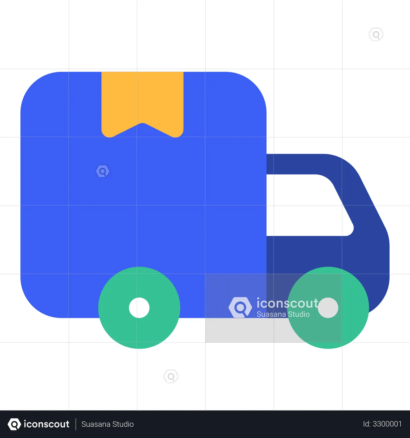 Delivery Truck Animation - Free Download E-commerce & Shopping Animations | IconScout