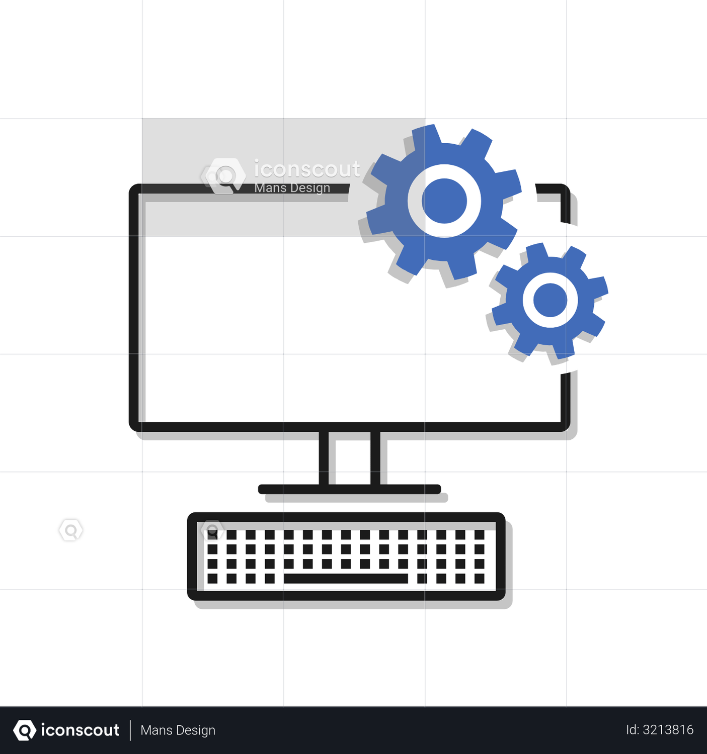 Desktop Settings Animation by Mans Design | LottieFiles