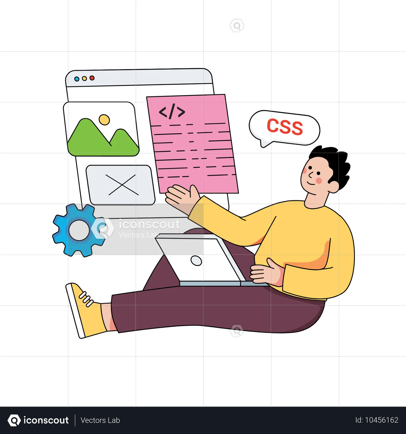 Developer Doing Web Coding Animation - Free Download Business ...