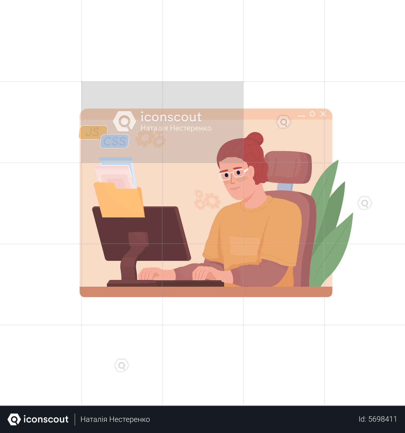 Developer Learning Css Language Animation By Наталія Нестеренко Lottiefiles