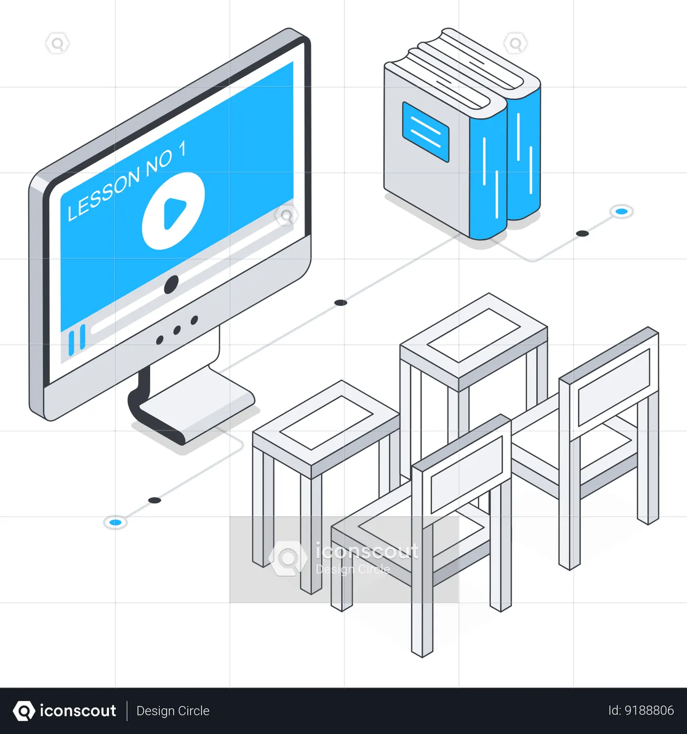 Digital Class Animated Icon - Free Download School & Education Animated ...