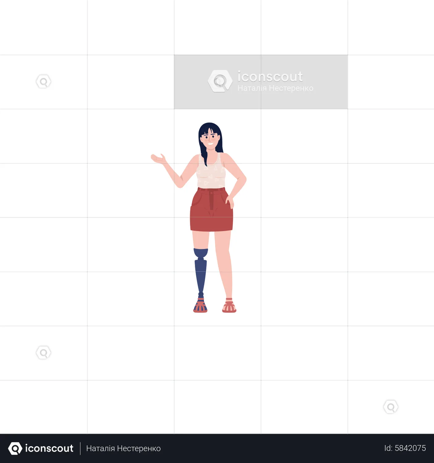 Disabled Lady Animation Free Download People Animations Iconscout