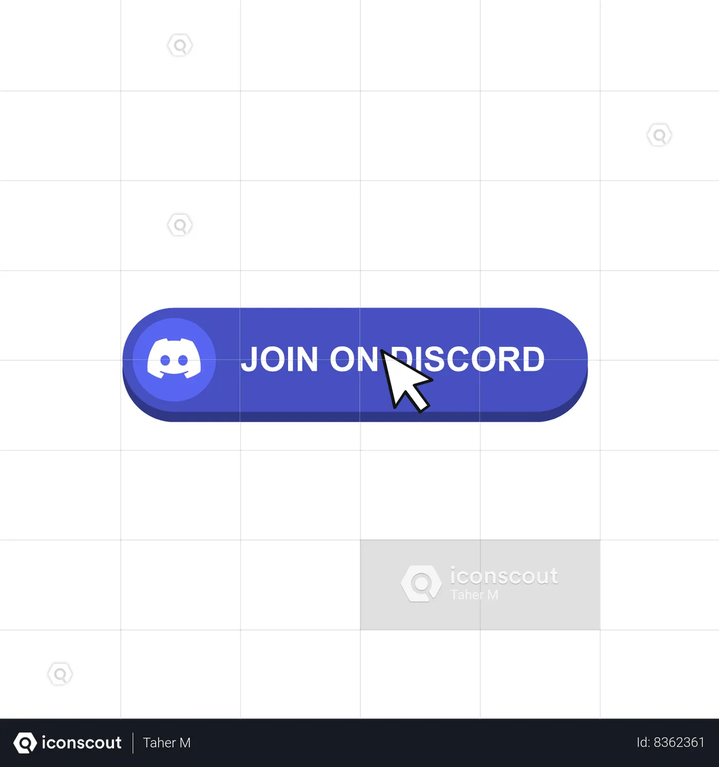 Discord Cta With Curser Animated Icon Free Download User Interface