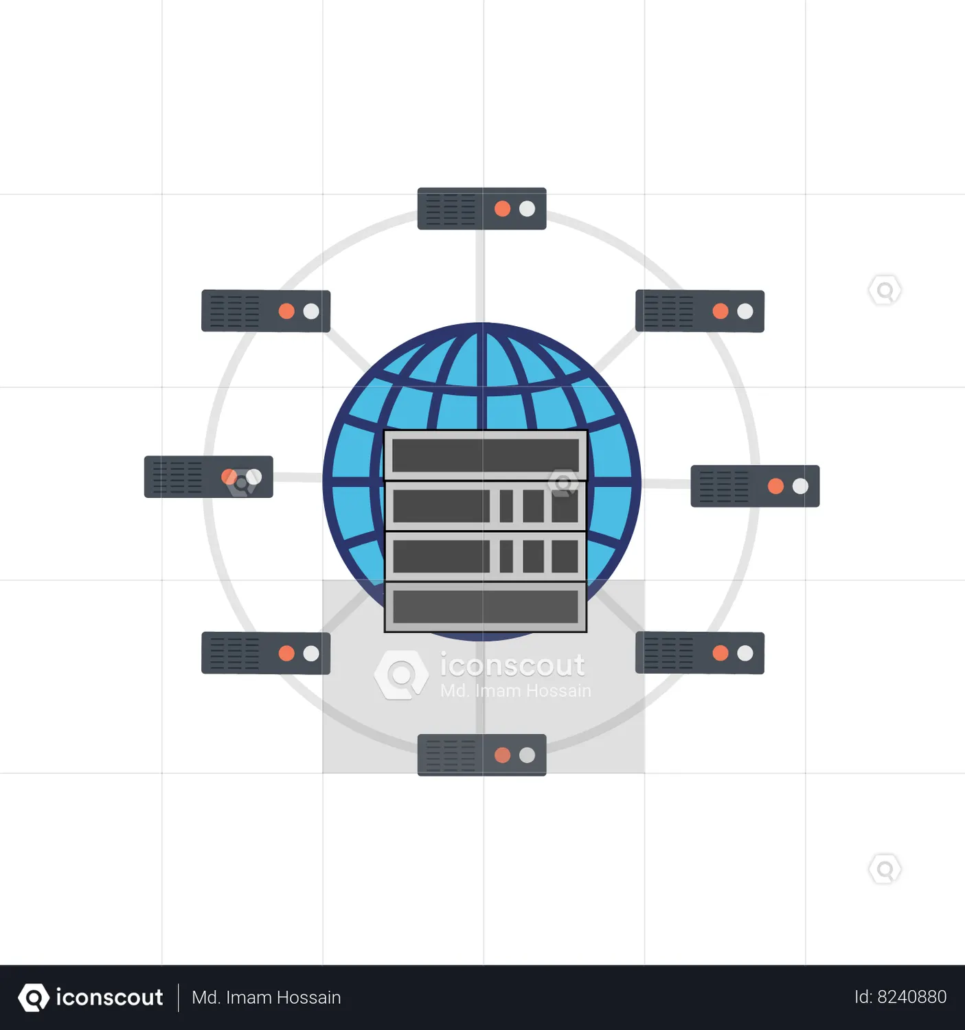 Distribute Database Animated Icon download in JSON, LOTTIE or MP4 format Distribute Database Animated Icon download in JSON, LOTTIE or MP4 format