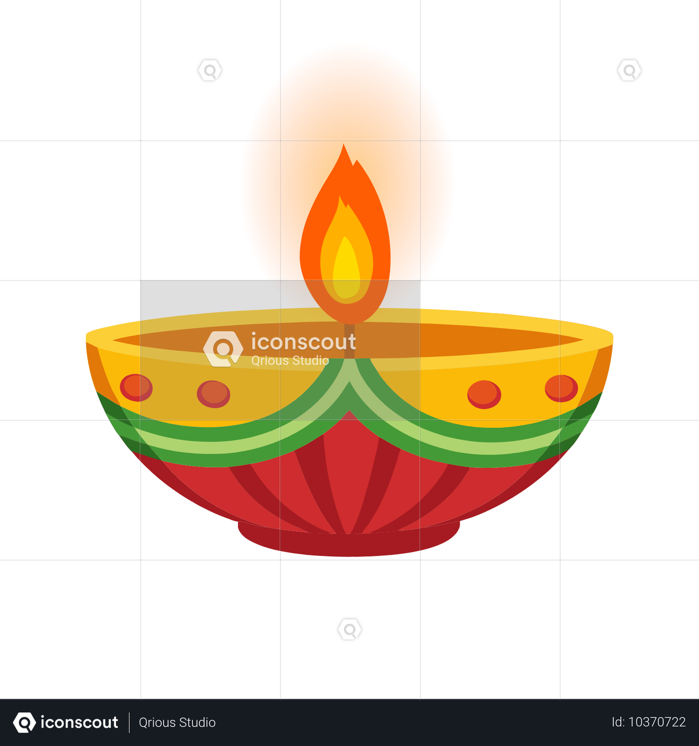 Diwali Diya Animation by Qrious Studio | LottieFiles