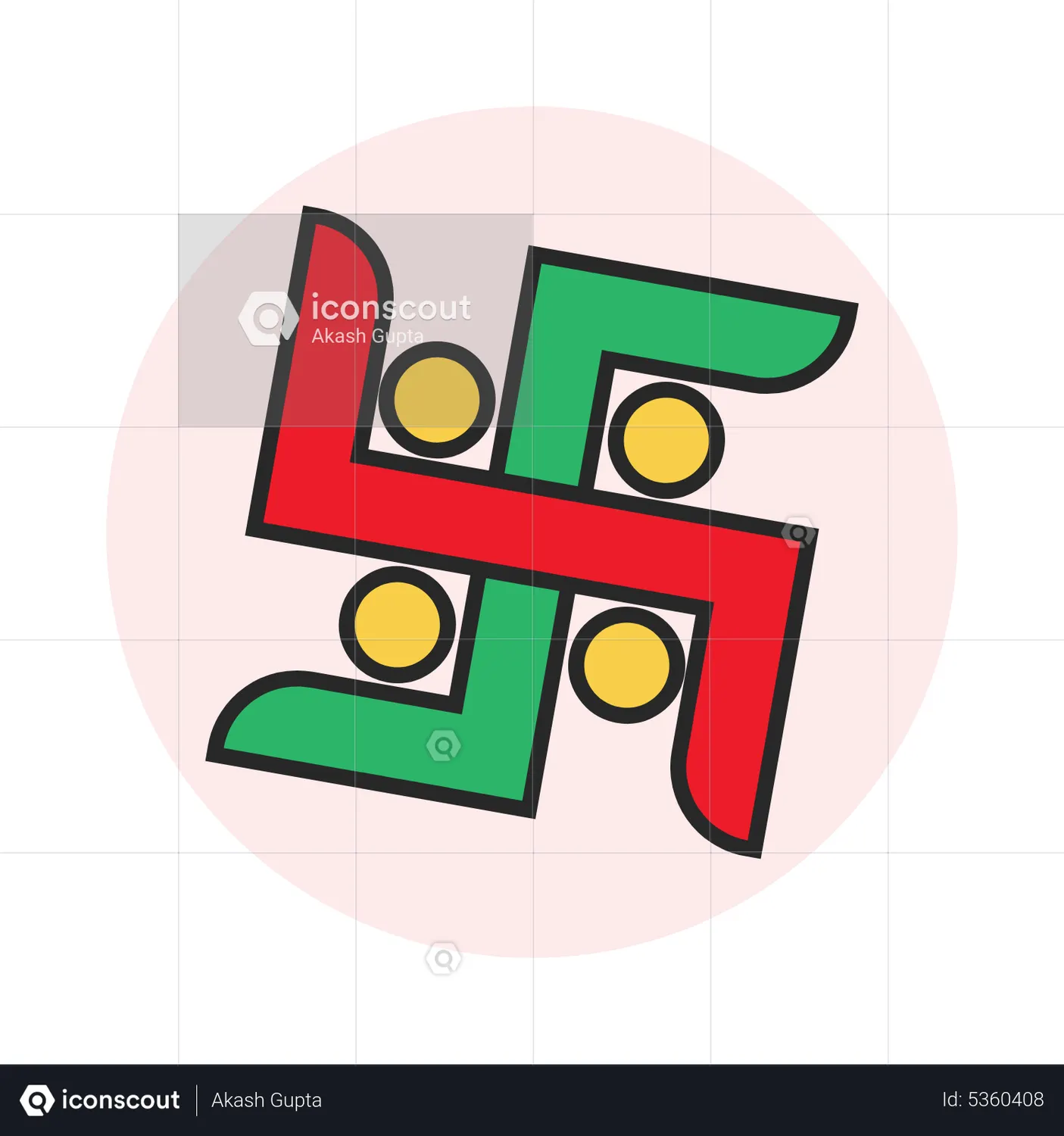 Diwali Swastik Animated Icon - Free Download Festival & Days Animated Icons | IconScout