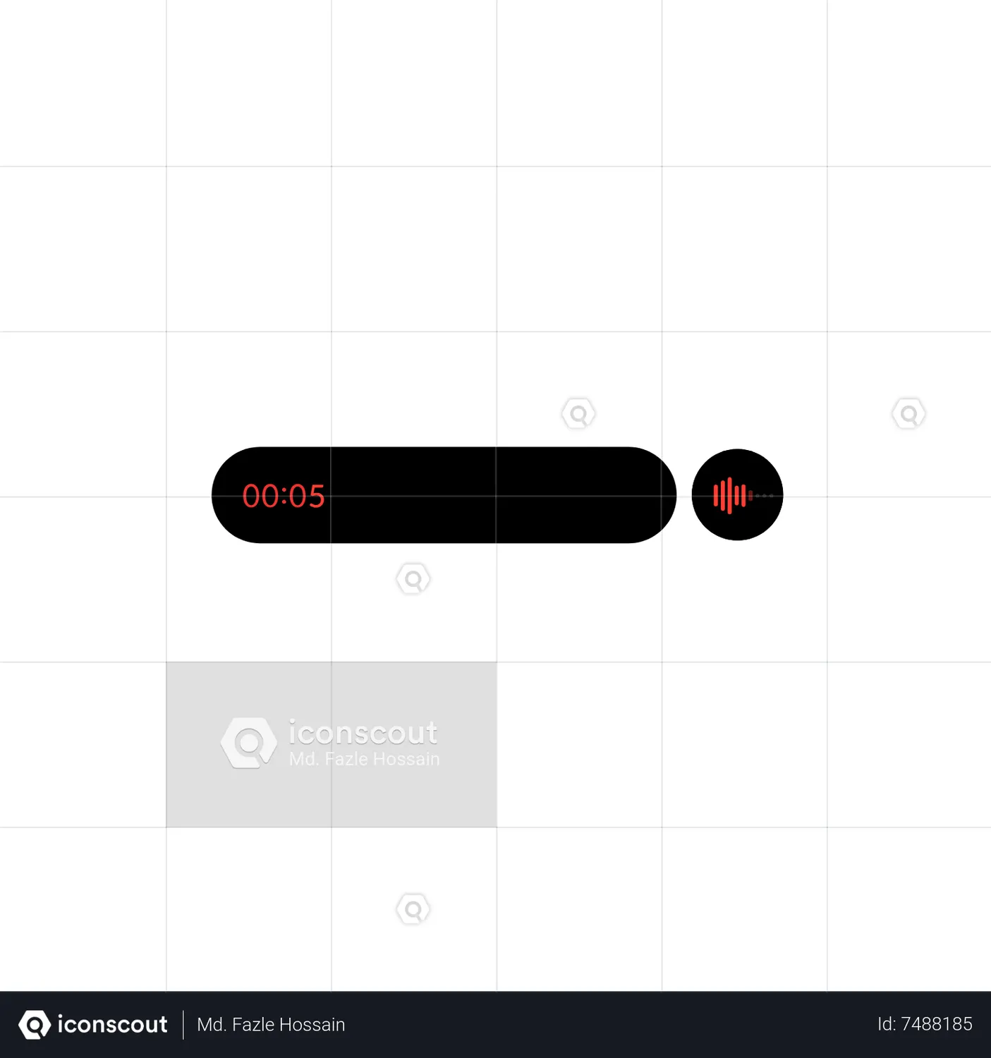 Dot Voice Recording Animation - Free Download User Interface Animations ...
