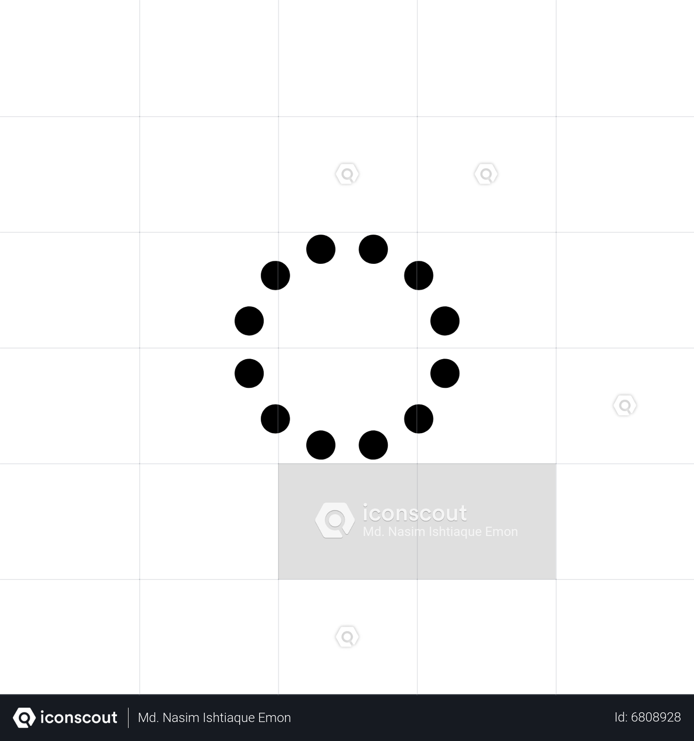 Dotted-Circle Loader Animation by Md. Nasim Ishtiaque Emon | LottieFiles