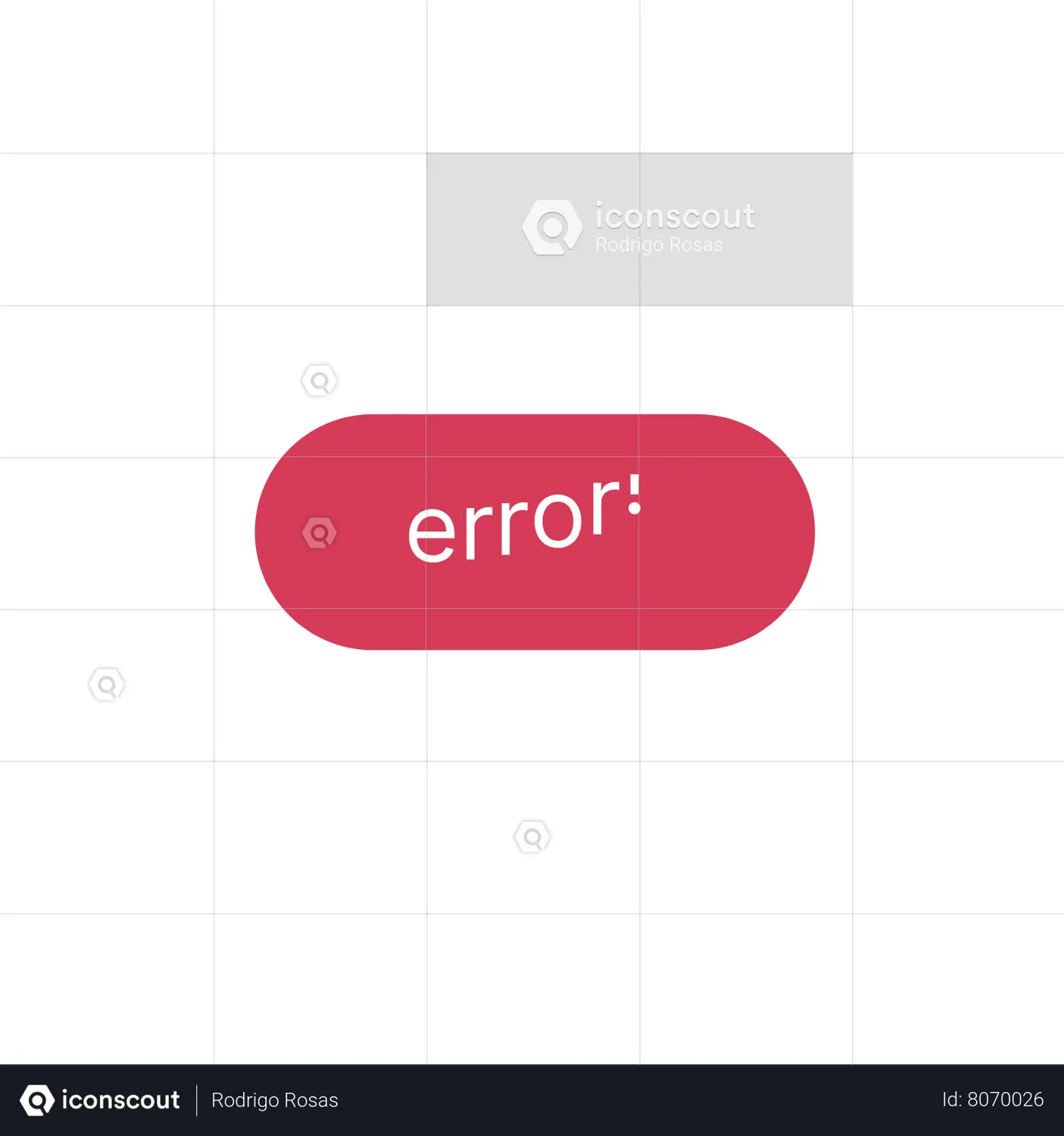 Download Error Button Animated Icon - Free Download User Interface ...
